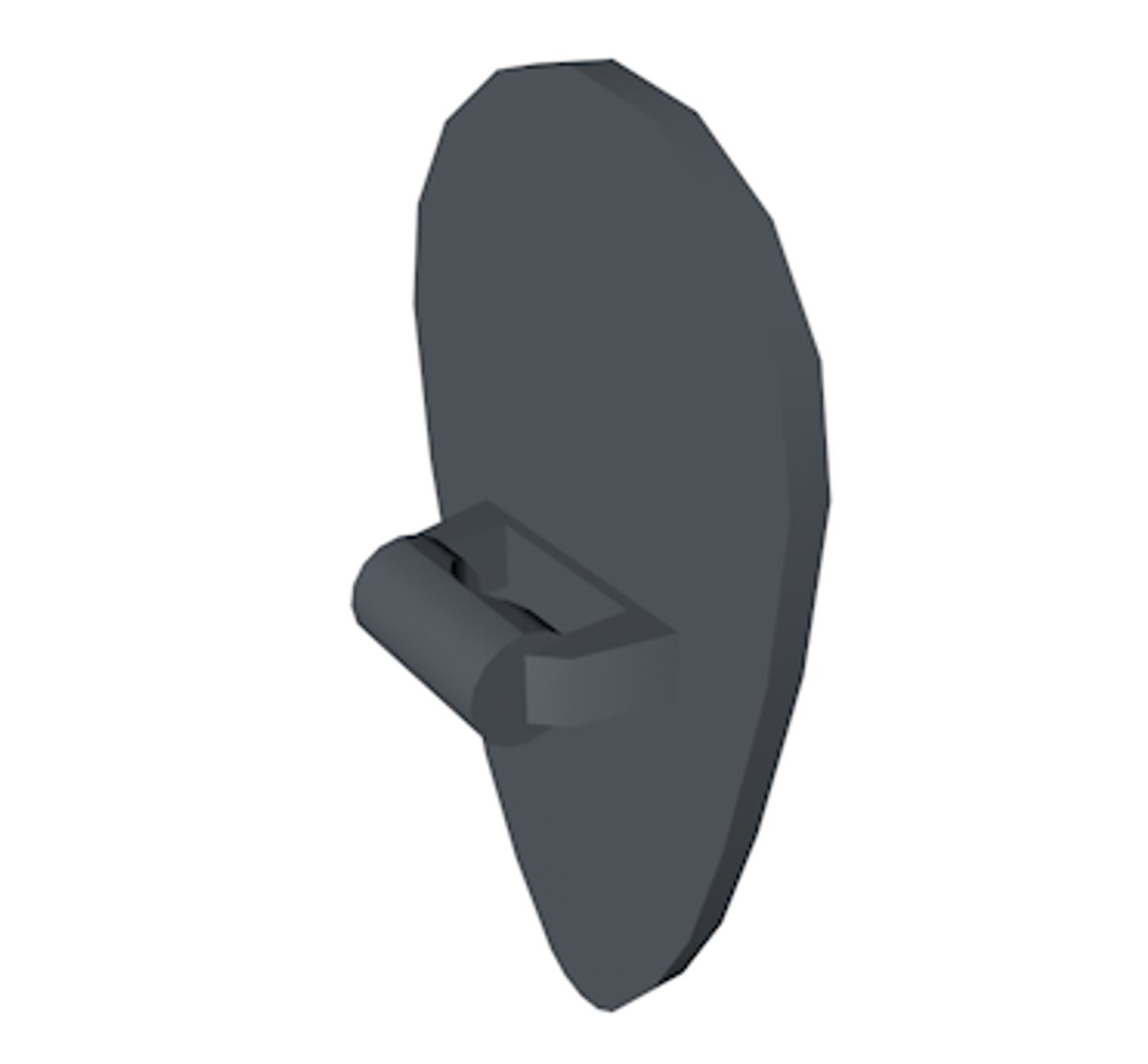 Lego Oval Shield 3d 3ds