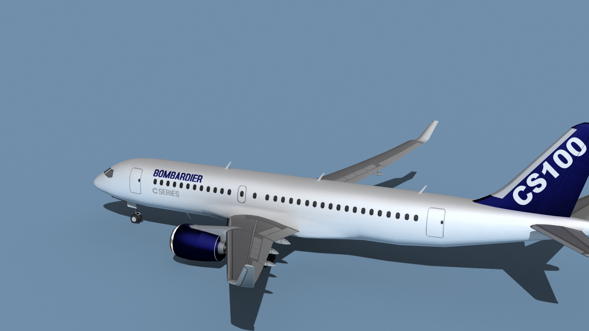 3D Bombardier CS100 Bombardier - TurboSquid 1762892