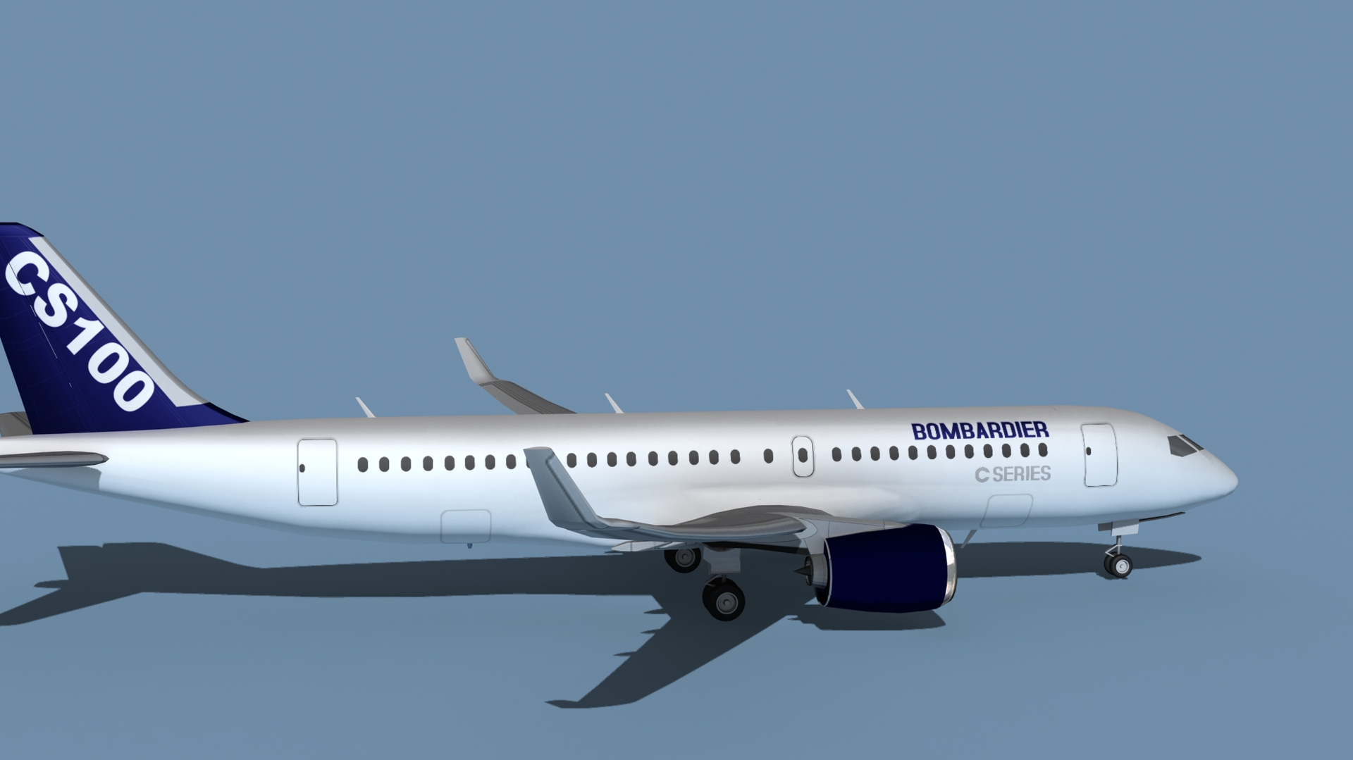 3D Bombardier CS100 Bombardier - TurboSquid 1762892
