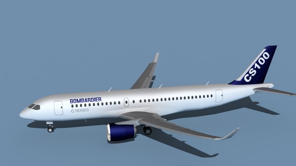 3D Bombardier CS100 Bombardier - TurboSquid 1762892