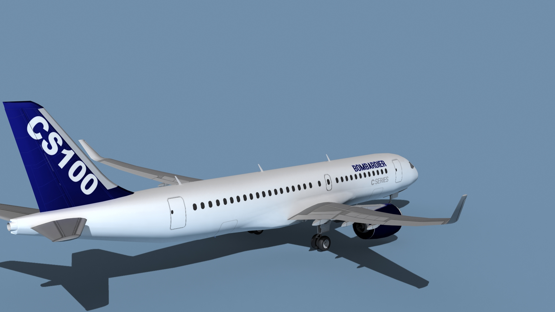 3D Bombardier CS100 Bombardier - TurboSquid 1762892