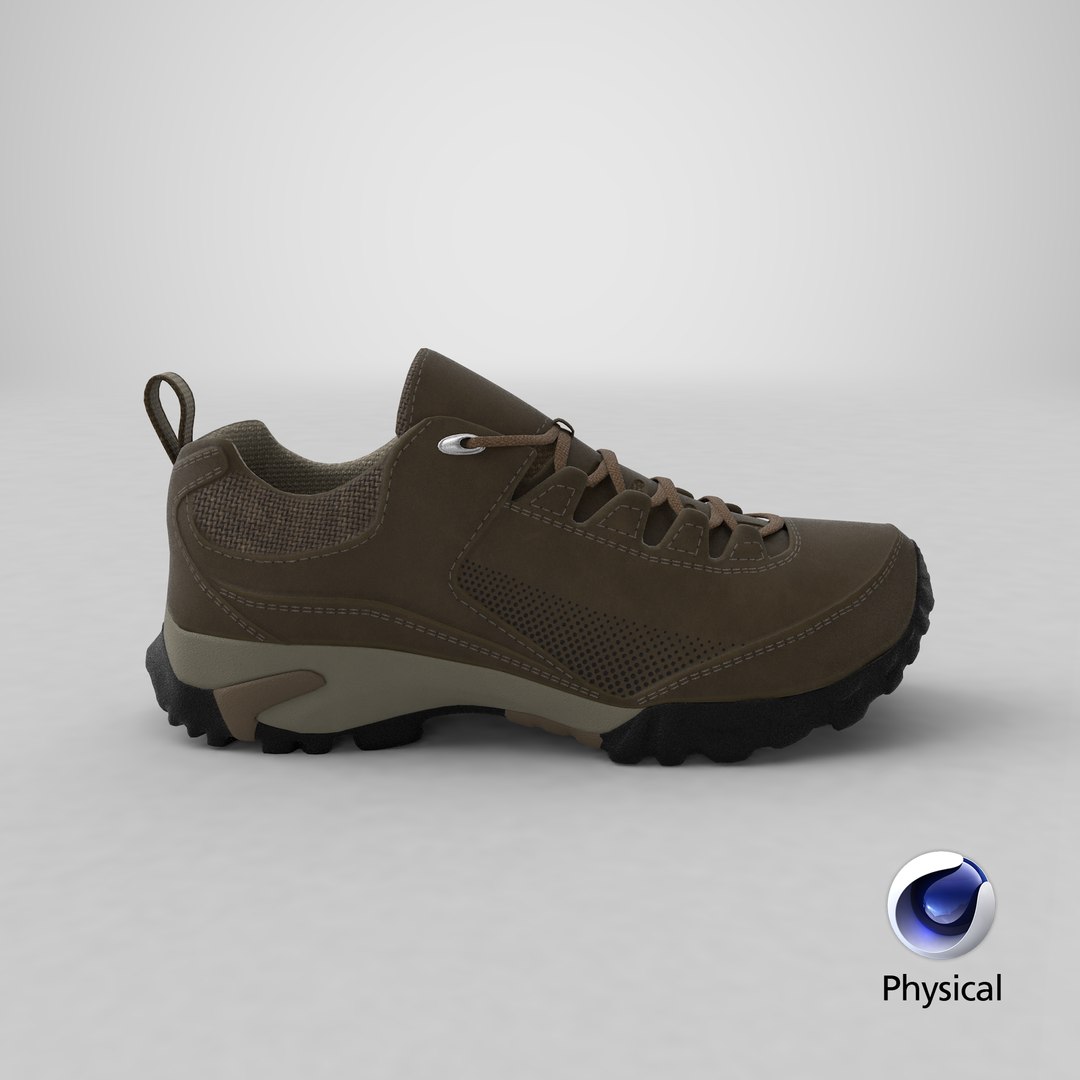 Hiking shoes 3D model - TurboSquid 1222236