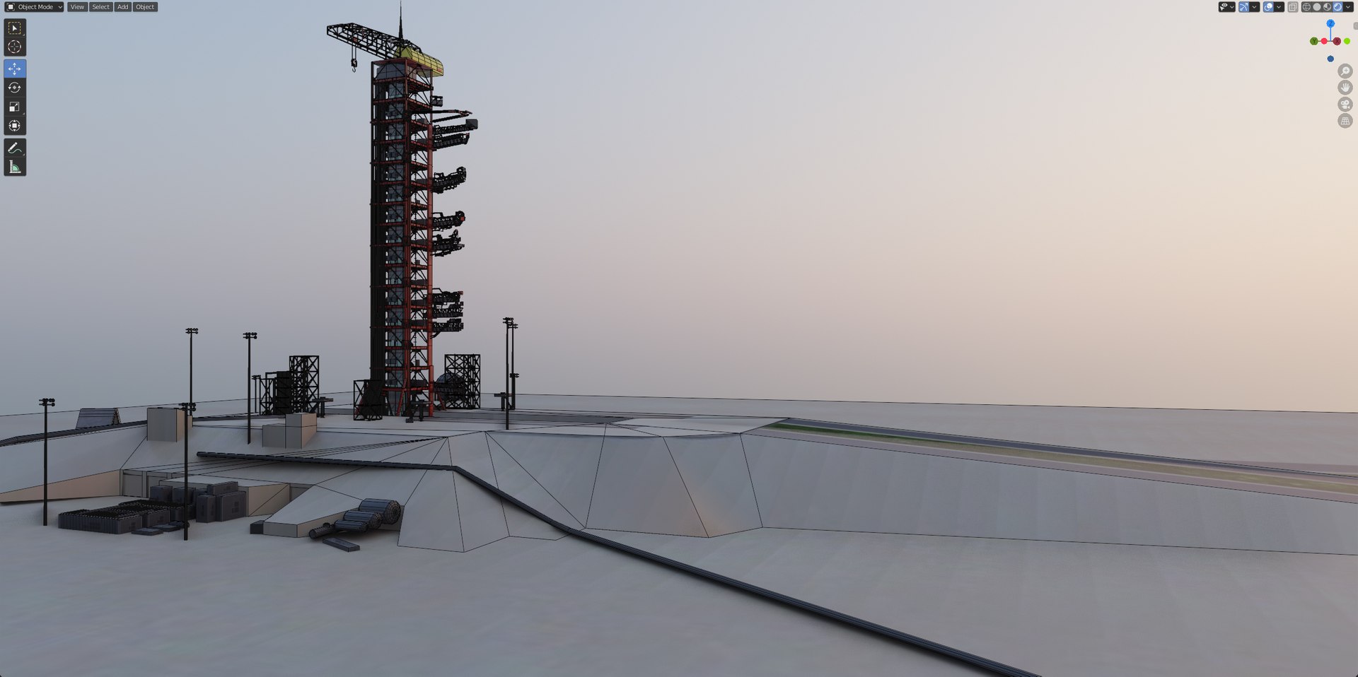 3D space nasa apollo launch - TurboSquid 1626488