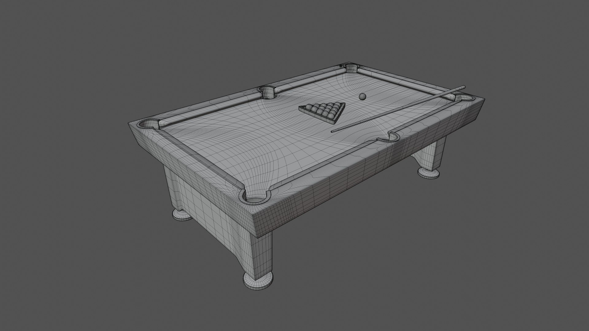 Billiard Tableset 3D - TurboSquid 1943244