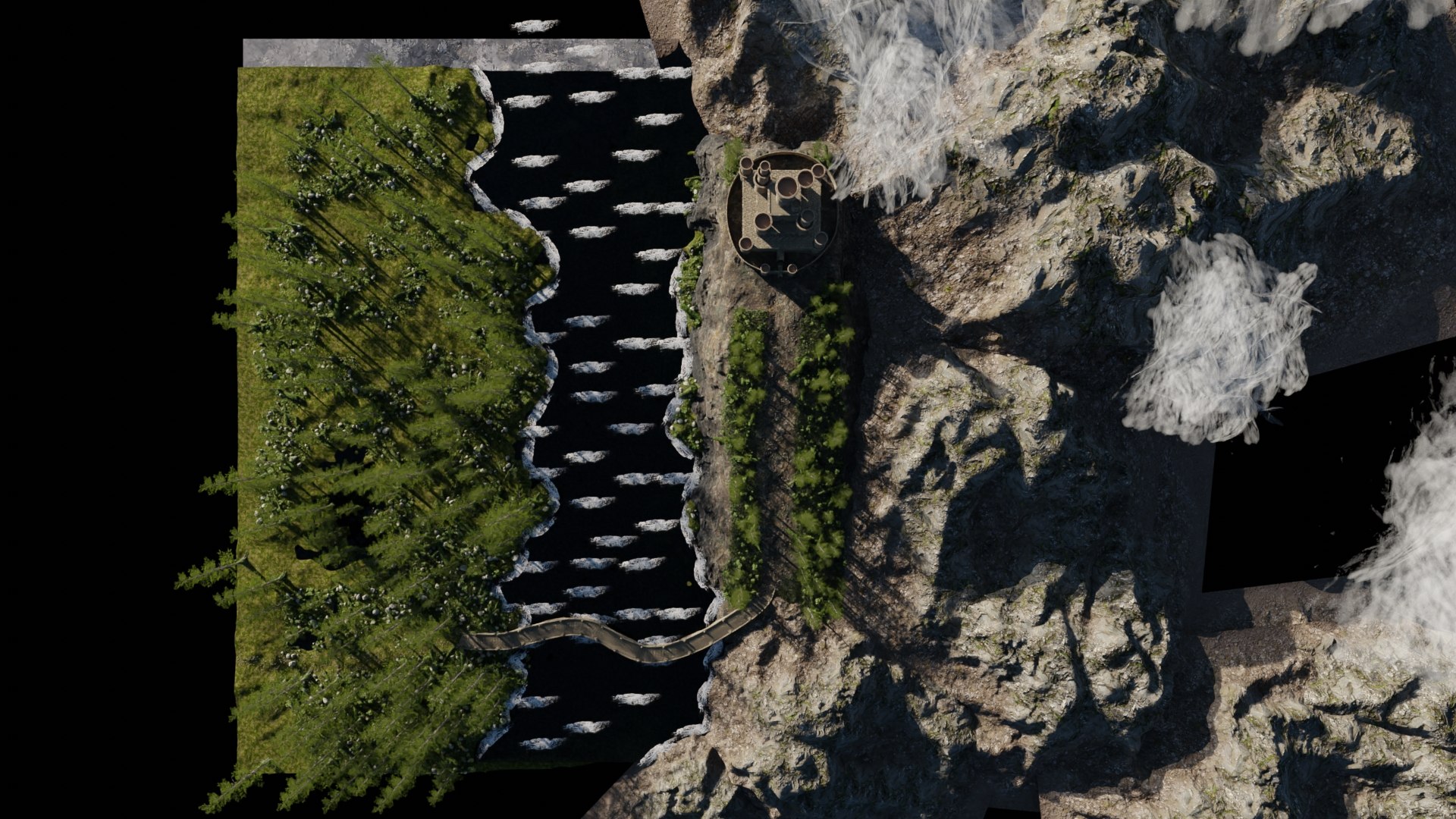 Path To Castle Scene 3D Model - TurboSquid 1803499