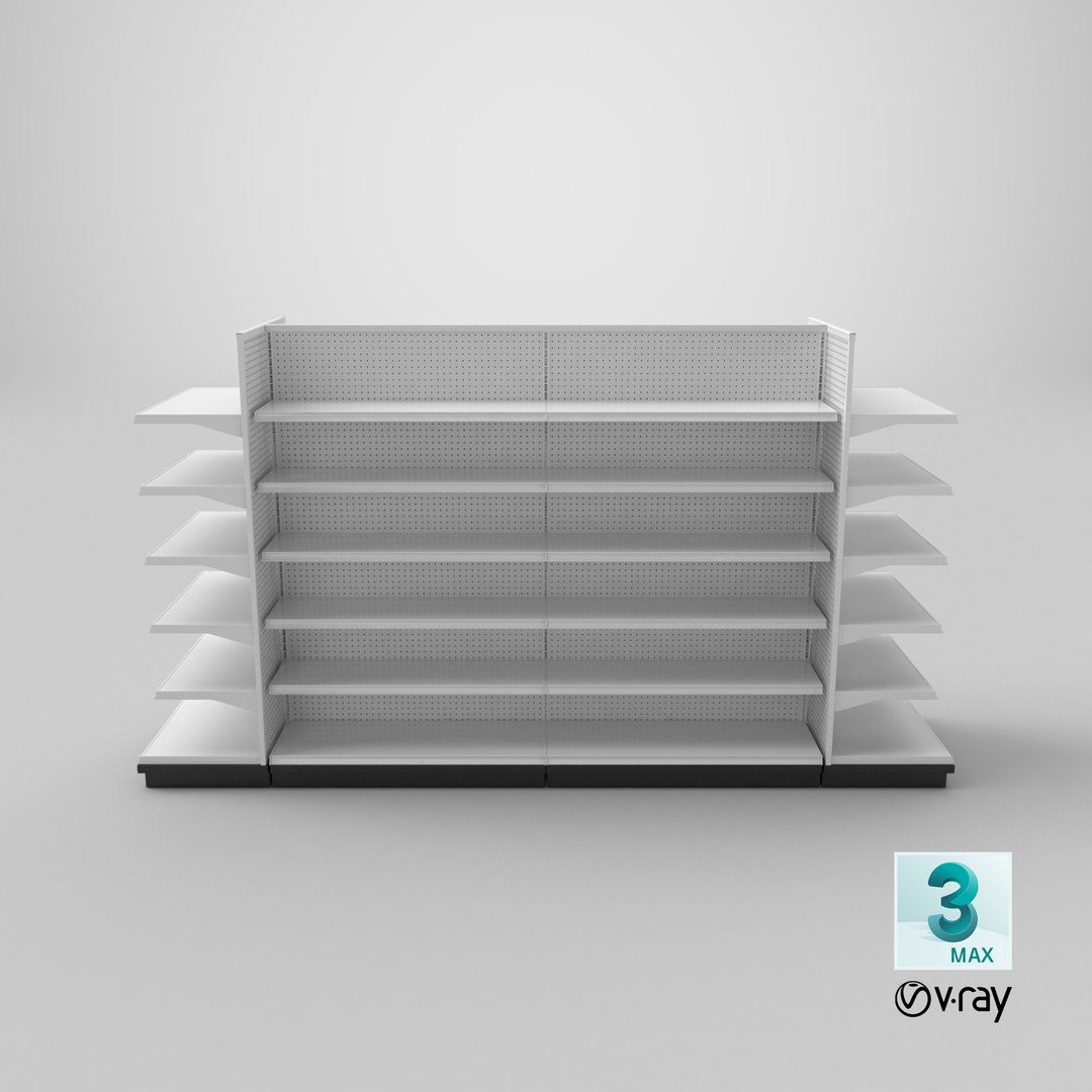 3D Retail Shelf 01 - TurboSquid 1168269