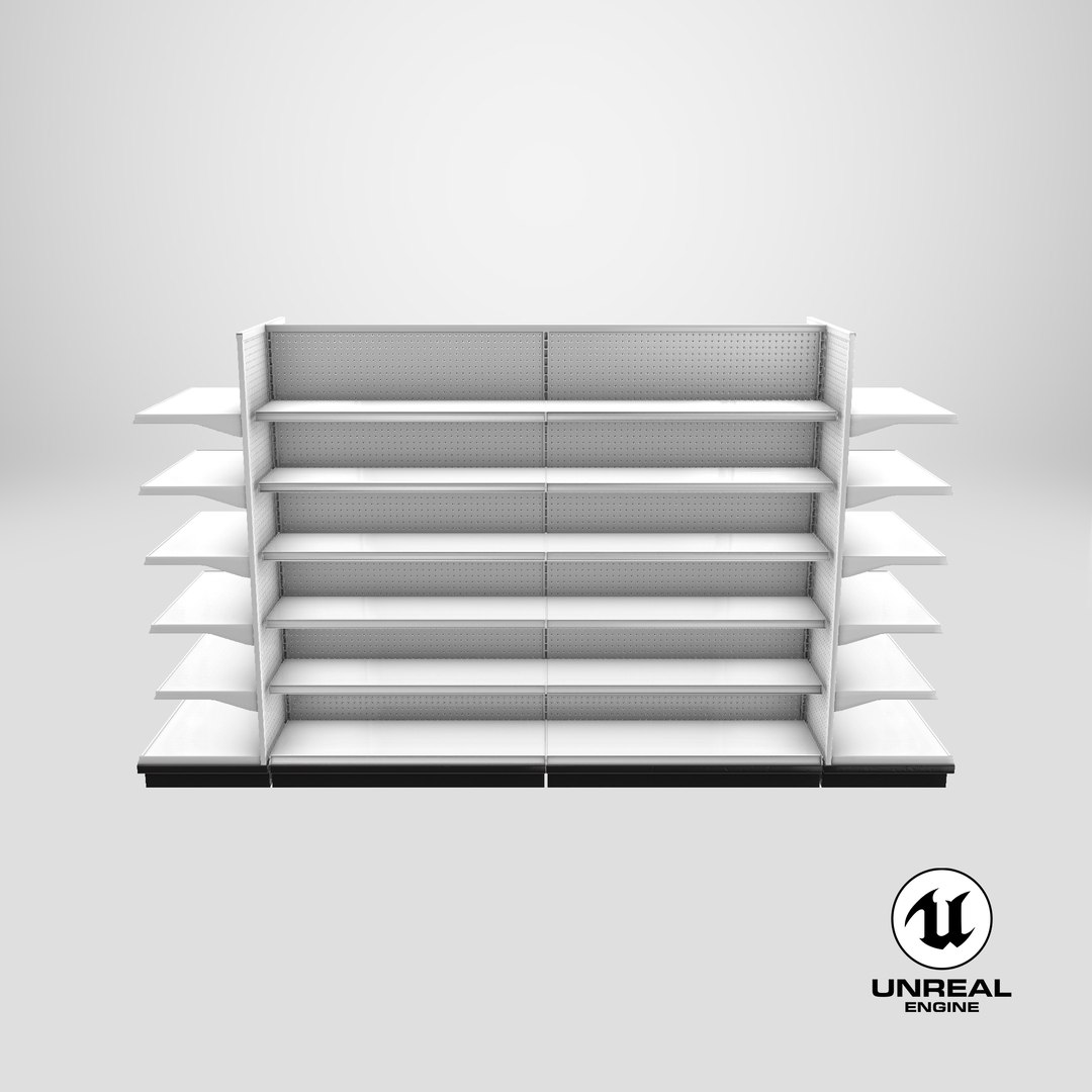 3D Retail Shelf 01 - TurboSquid 1168269