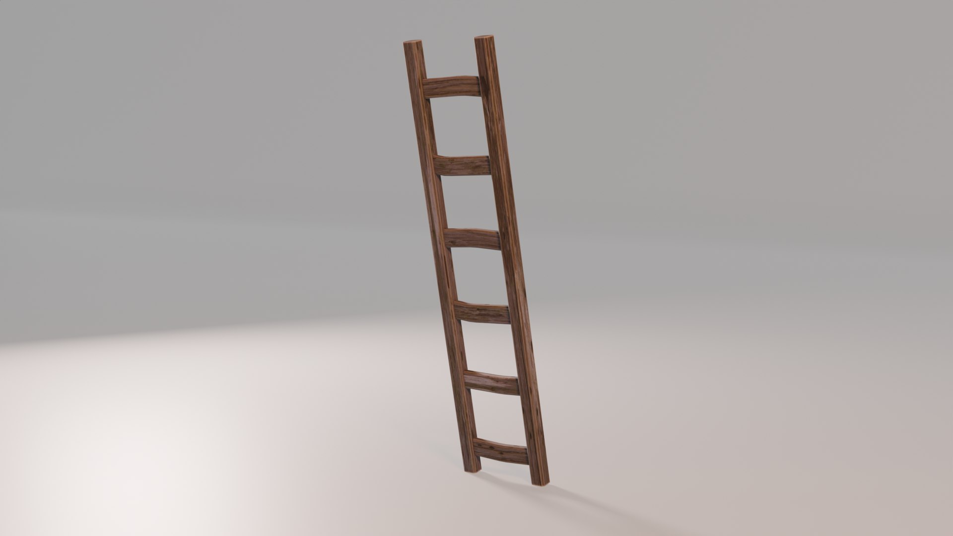 3D Wooden Ladder - TurboSquid 2244175