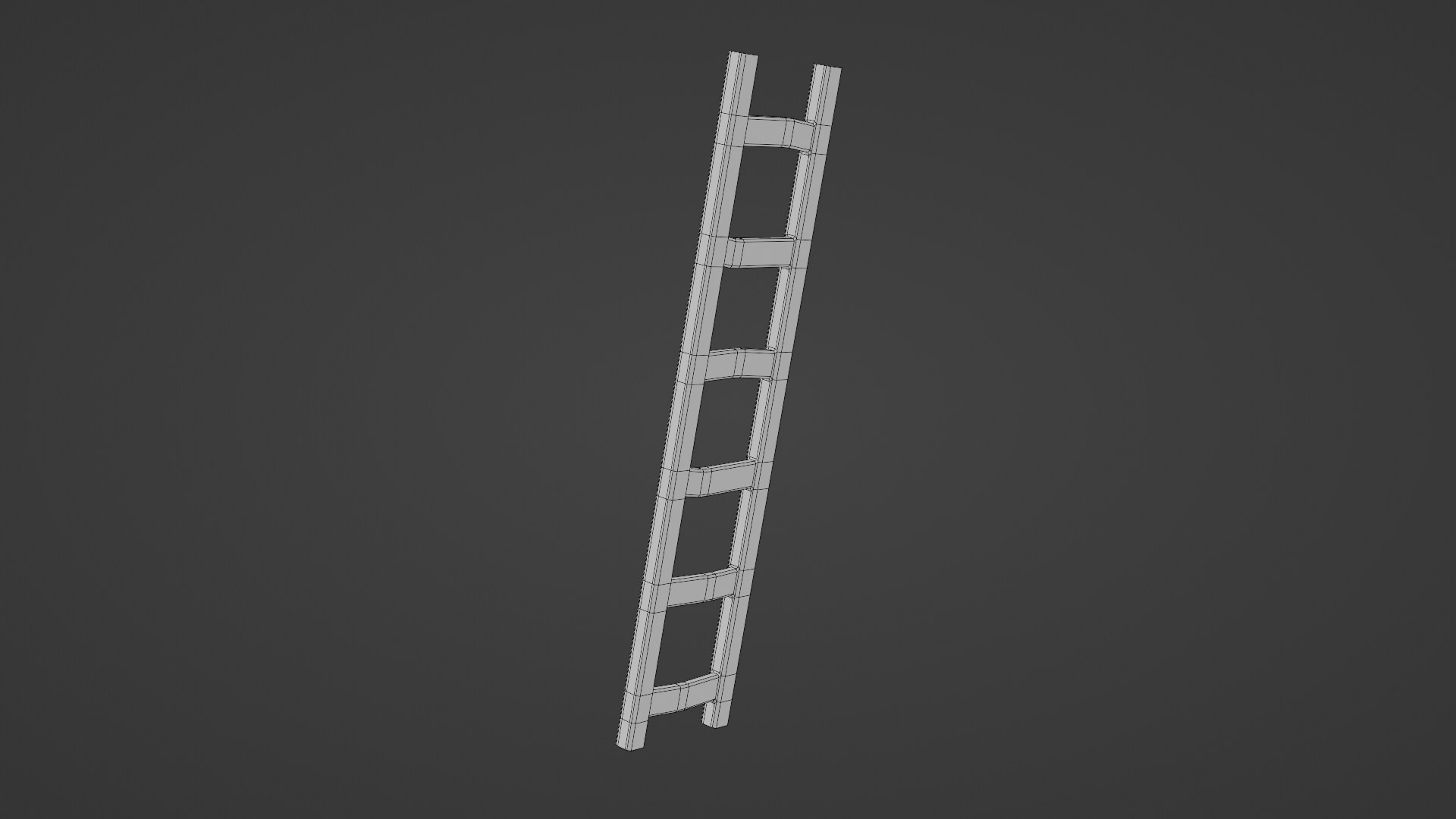 3D Wooden Ladder - TurboSquid 2244175