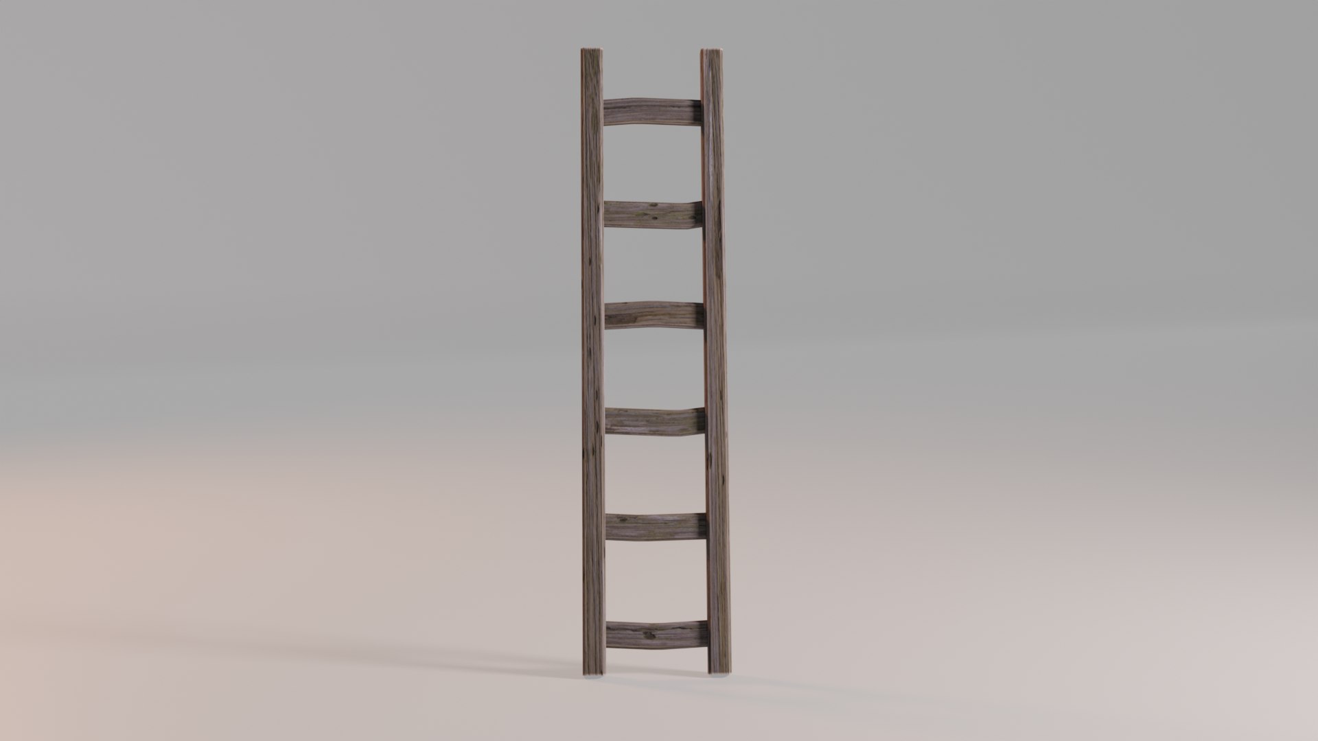 3D Wooden Ladder - TurboSquid 2244175