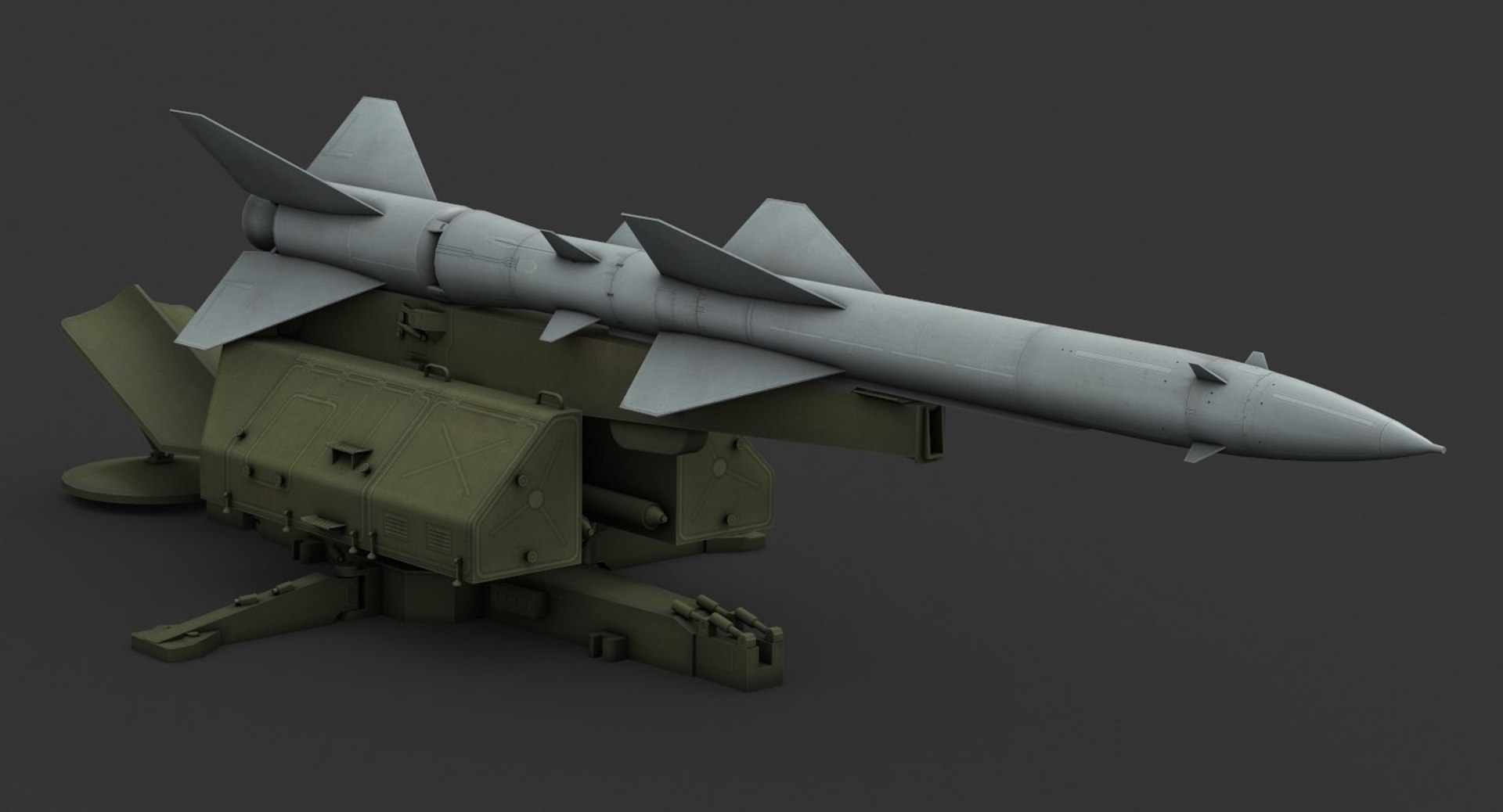 S-75 Dvina S75 3d Model