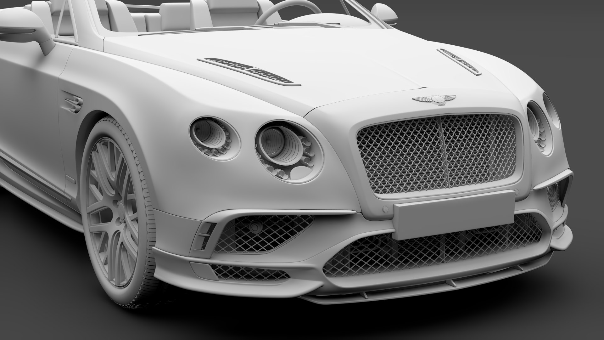 3D Bentley Continental Supersport Convertible Model - TurboSquid 1303841