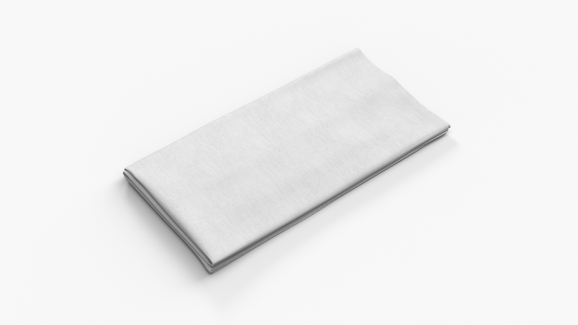 Folded Fabric White Napkin Model - TurboSquid 2249627