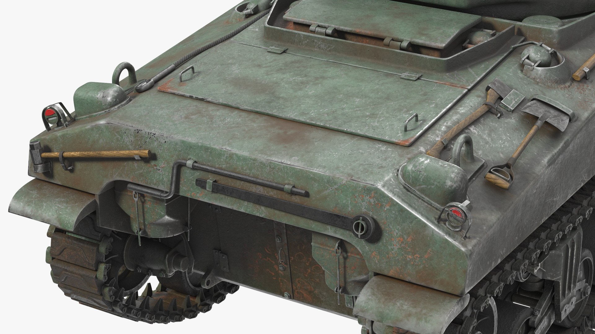 Combat M4 Sherman Tank 3D Model - TurboSquid 2264773