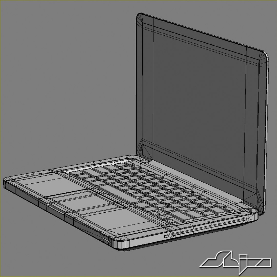 Laptop Apple Macbook Pro 3d Model