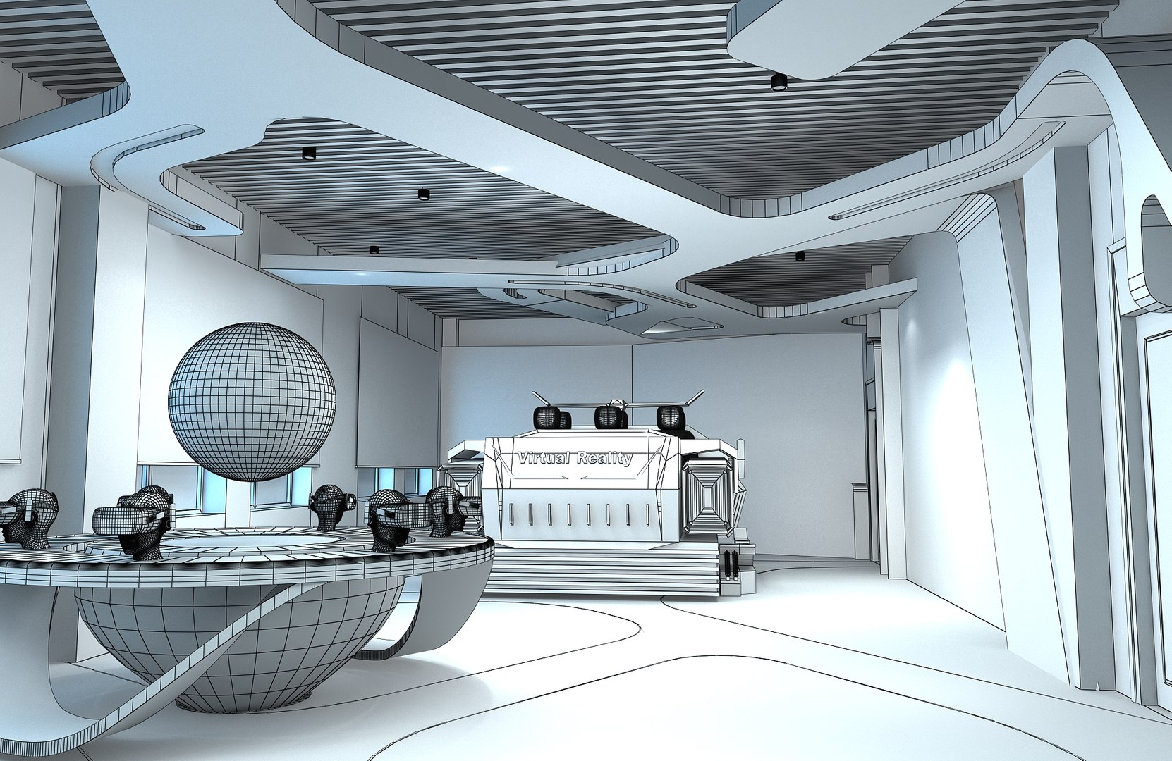 3D VR Experience Center 01 - TurboSquid 2094265