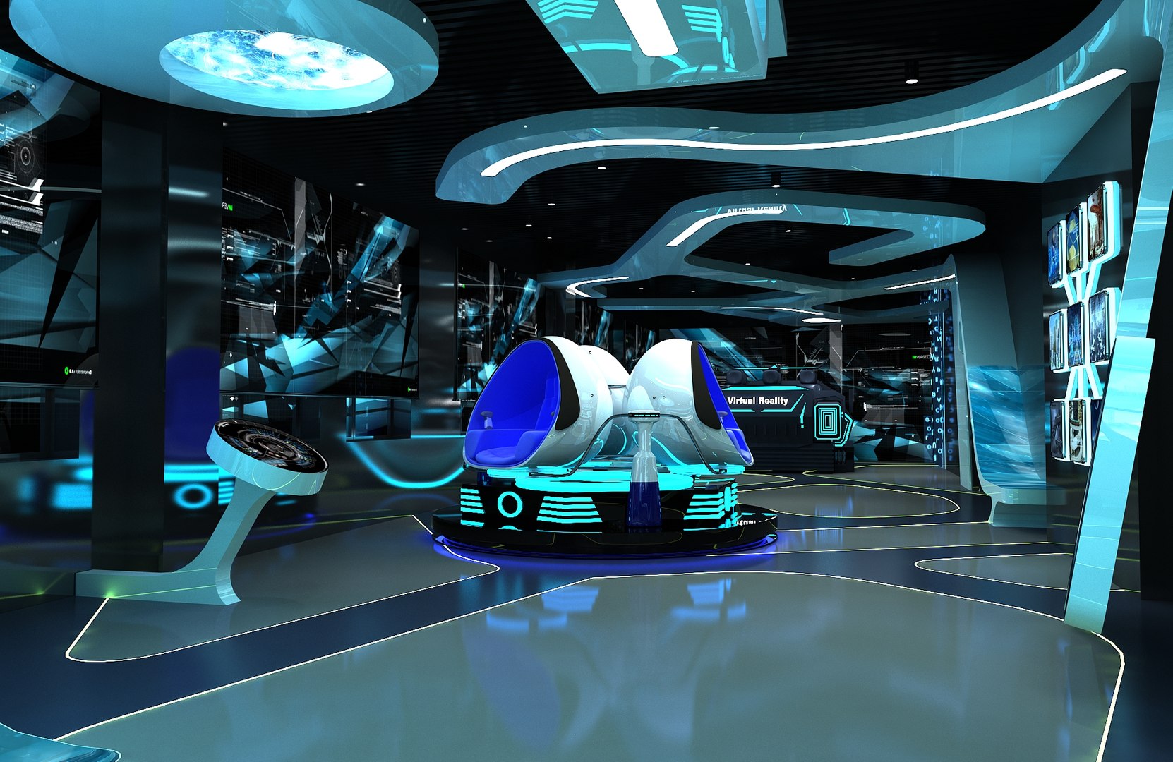 3D VR Experience Center 01 - TurboSquid 2094265