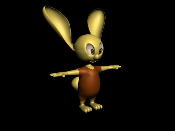 Cartoon Rabbit 3D Models for Download | TurboSquid