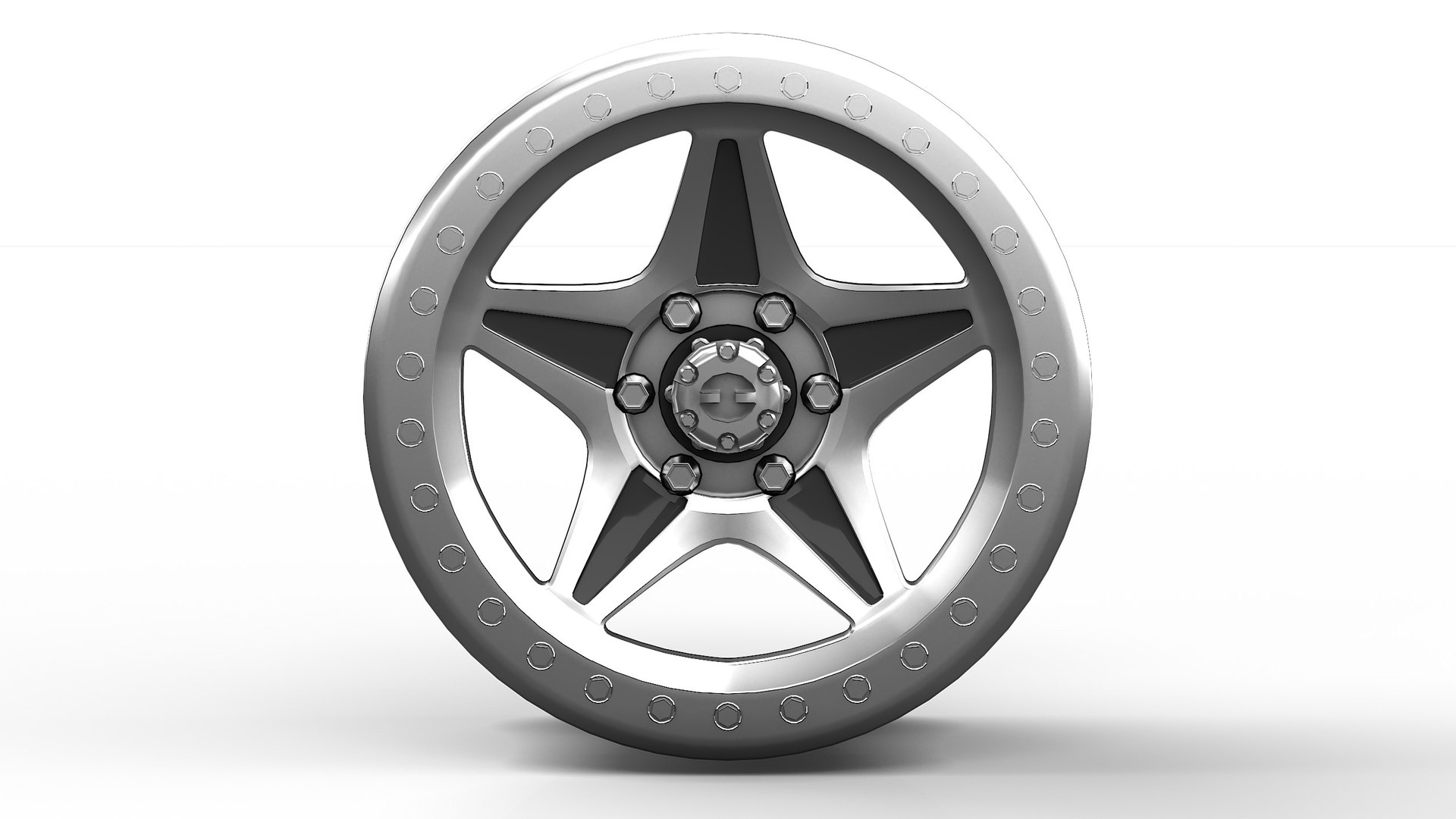 Savanna Alloy off road rim 3D model - TurboSquid 1952517
