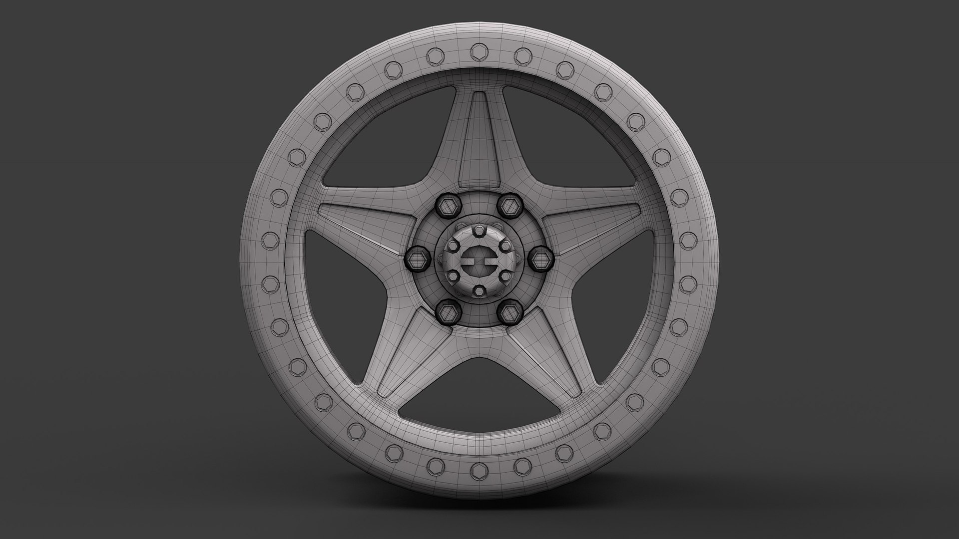 Savanna Alloy off road rim 3D model - TurboSquid 1952517