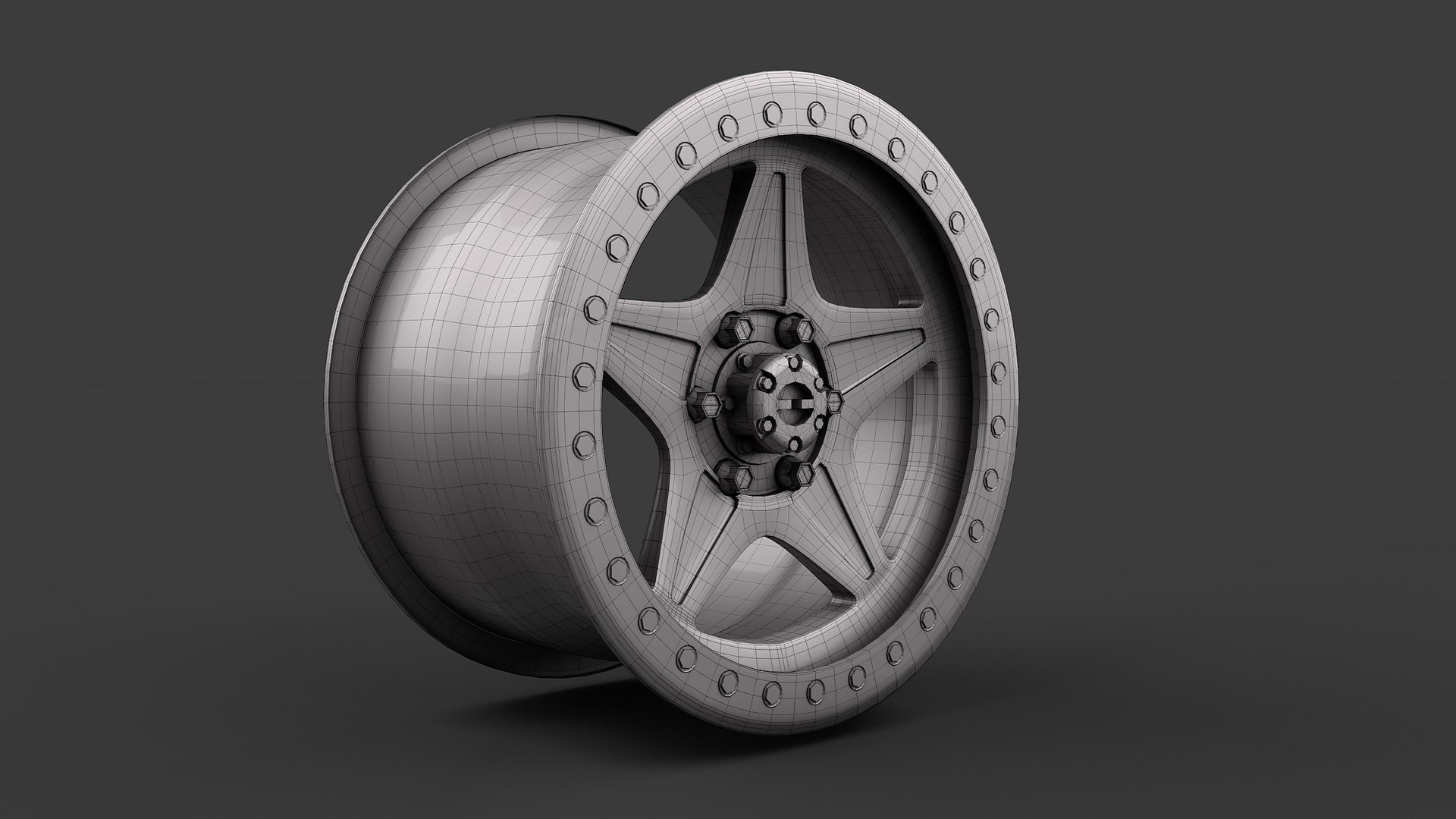Savanna Alloy off road rim 3D model - TurboSquid 1952517