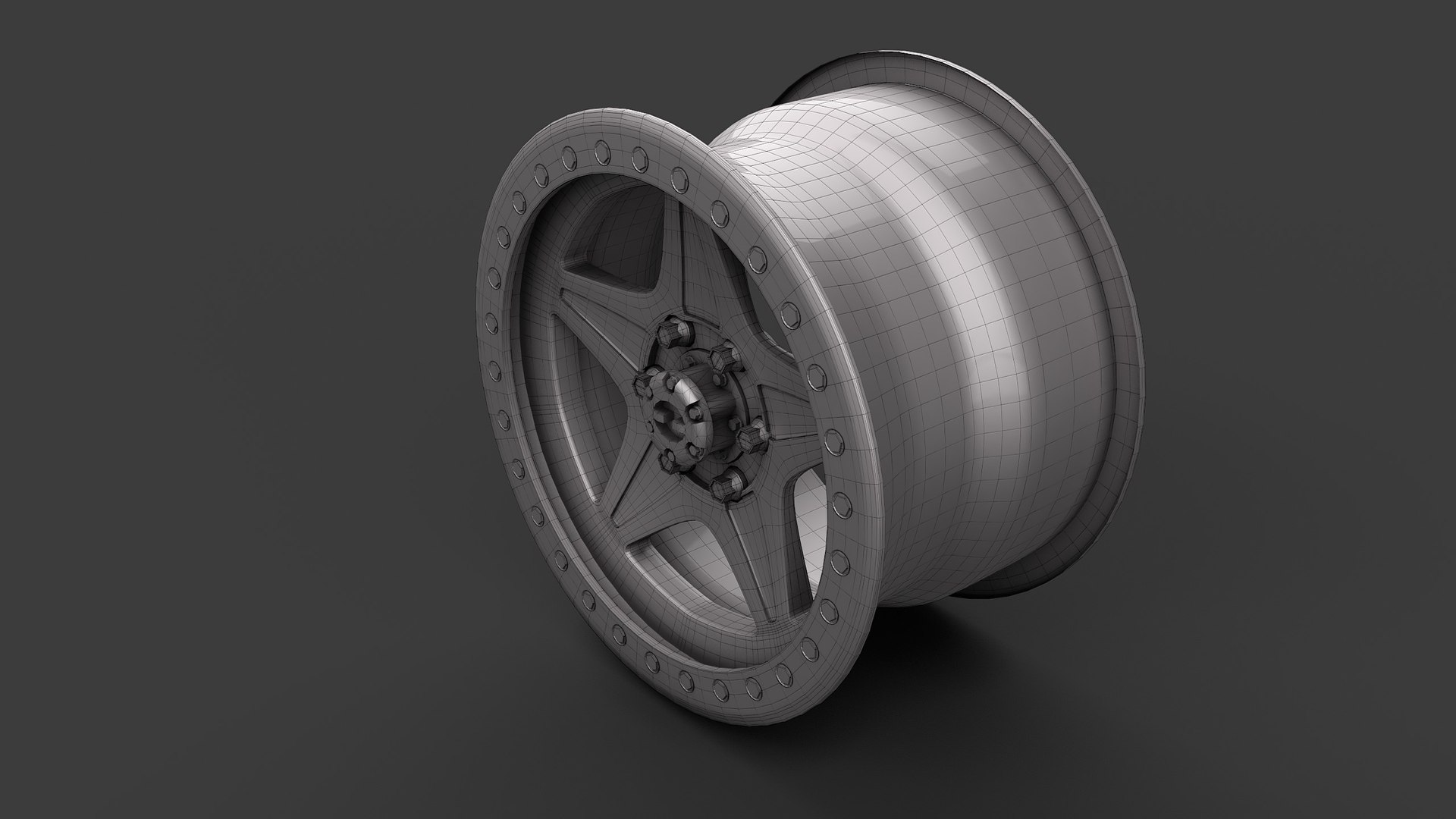 Savanna Alloy off road rim 3D model - TurboSquid 1952517