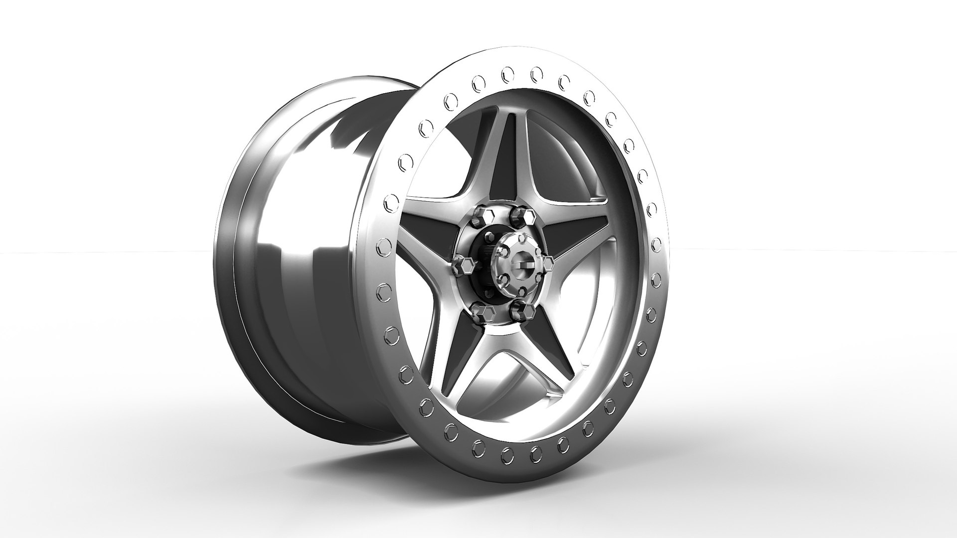 Savanna Alloy off road rim 3D model - TurboSquid 1952517