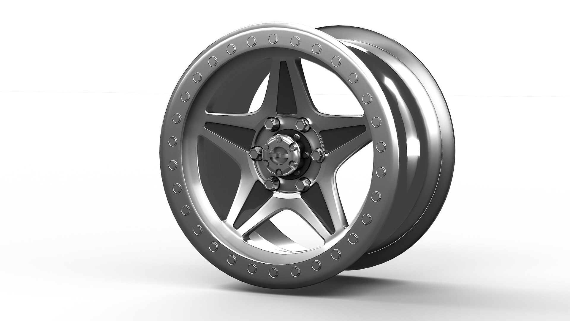 Savanna Alloy off road rim 3D model - TurboSquid 1952517
