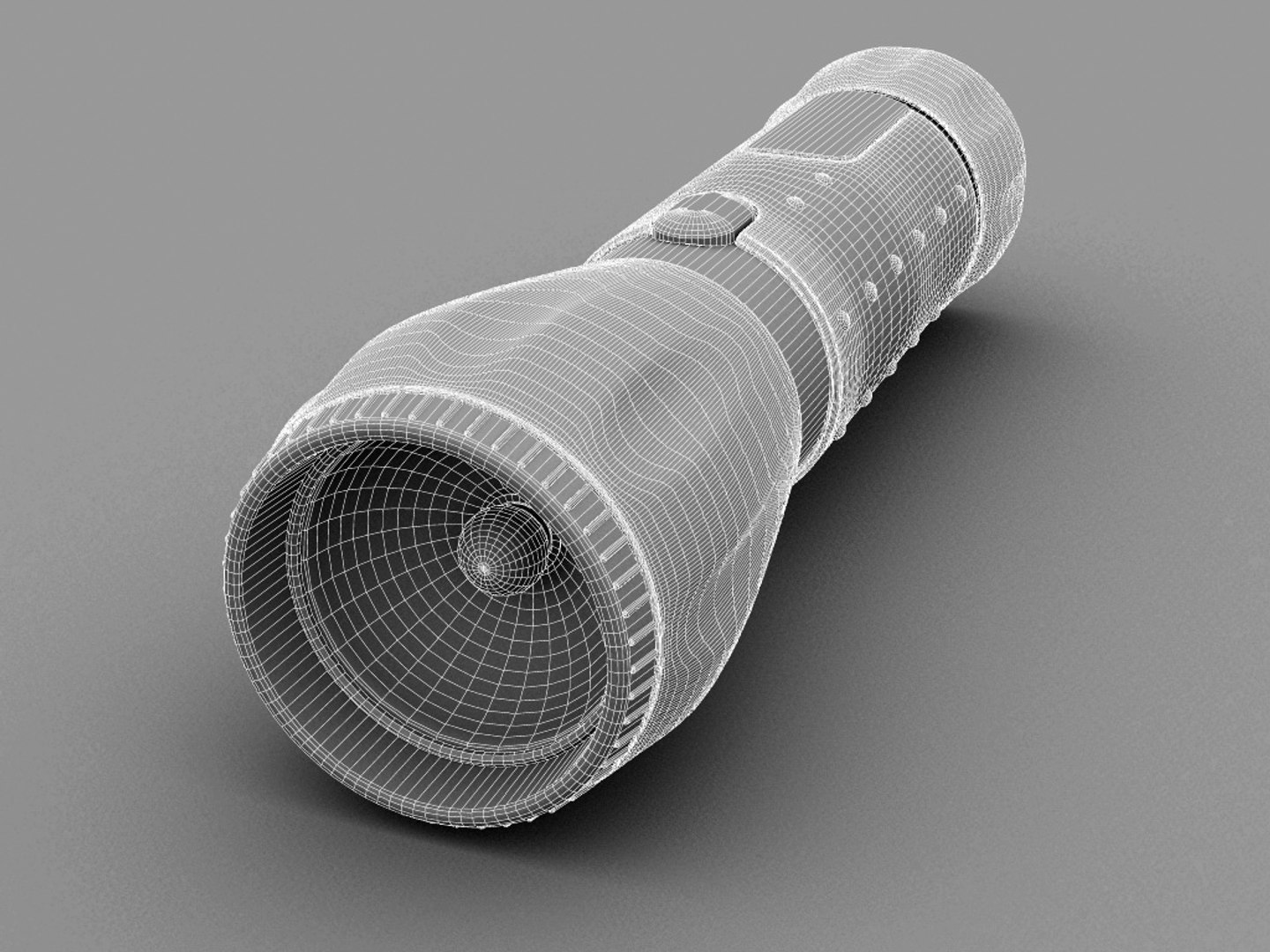 Modern Flashlight 3d Model