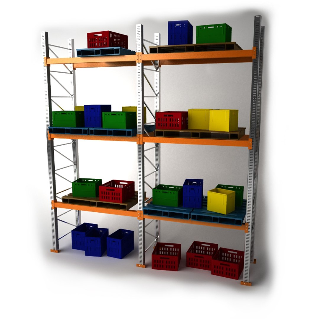 3ds max large supermarket