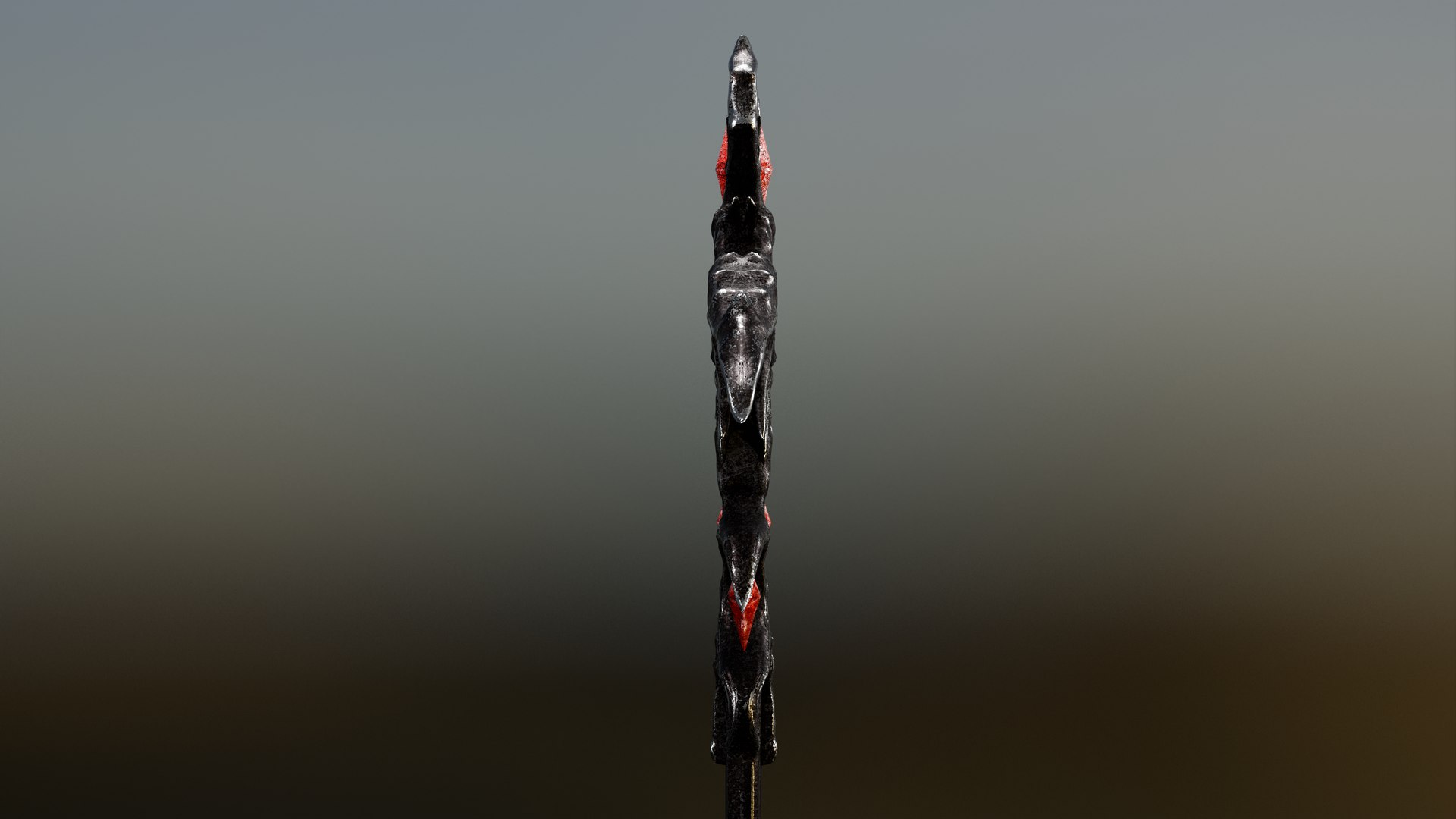 3D Demon Staff Game Ready LowPoly 26k - TurboSquid 2232286