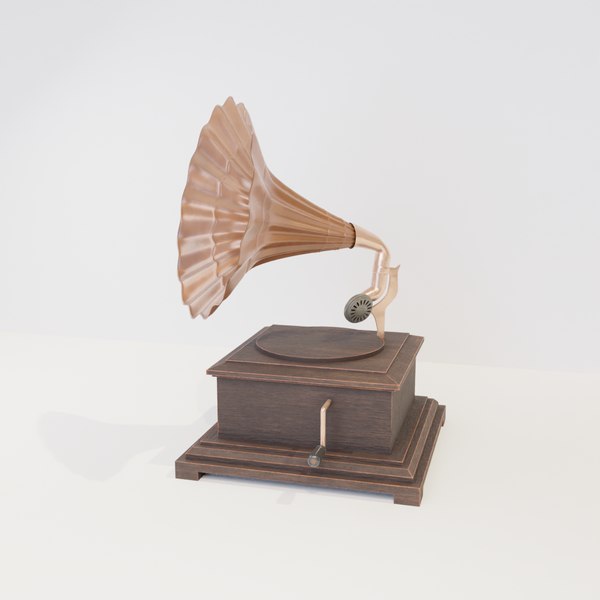 그라마폰 3D 모델 - TurboSquid 2258596