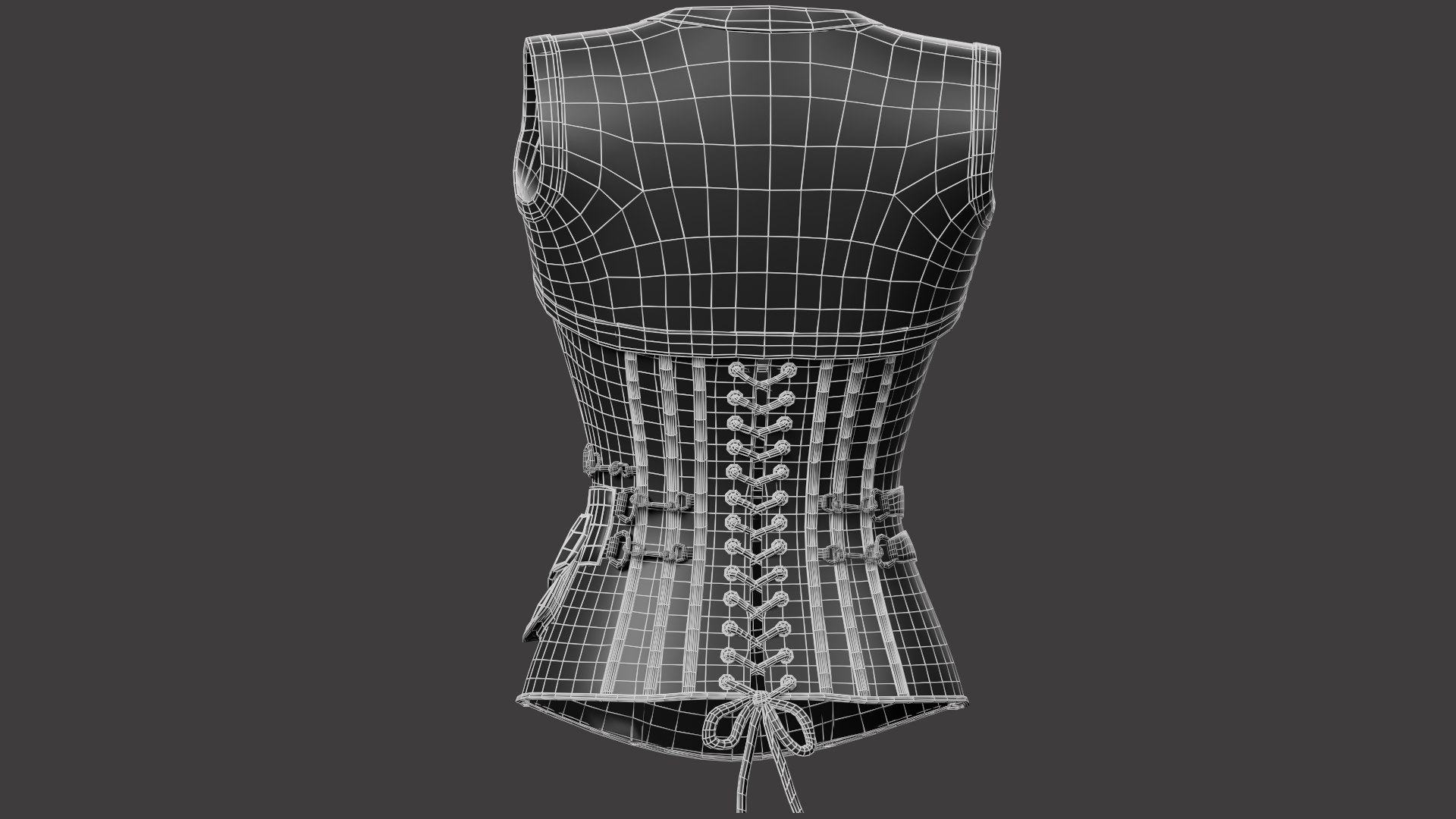 3D Corset 3d Model PBR - TurboSquid 1908335