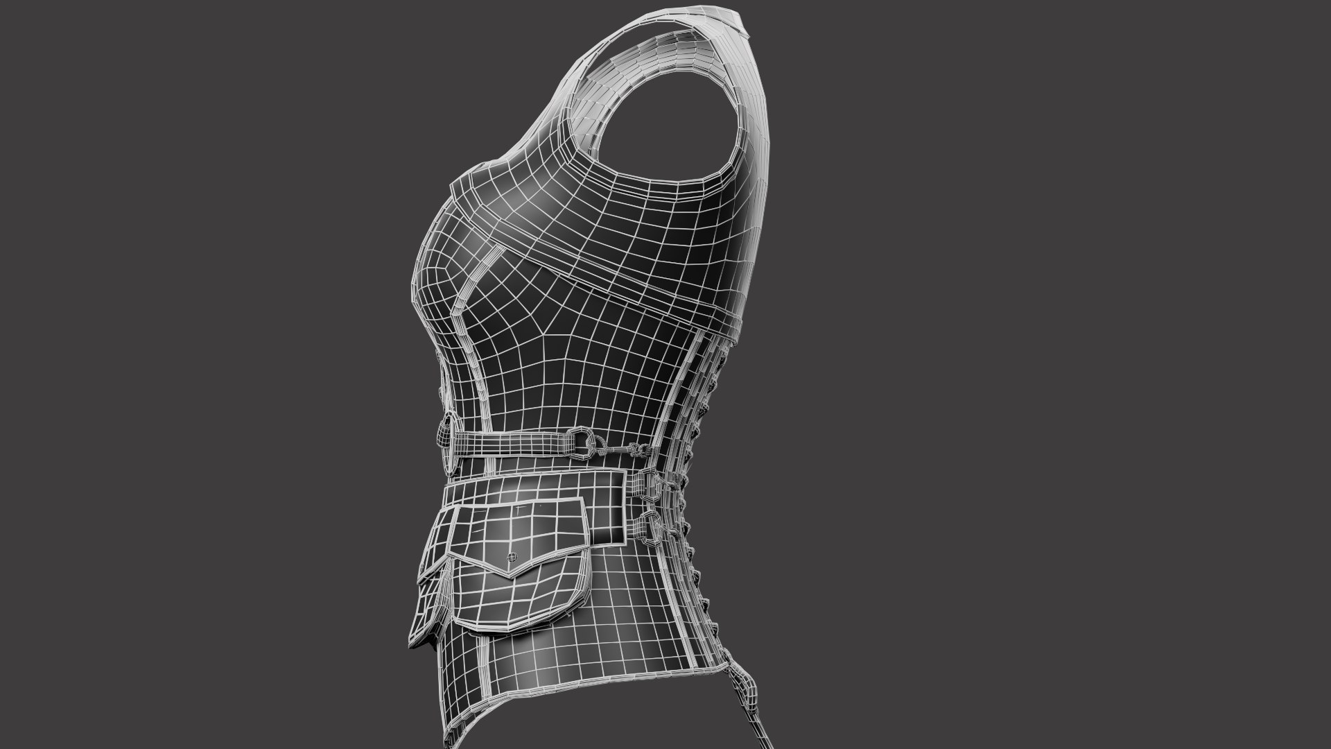 3D Corset 3d Model PBR - TurboSquid 1908335