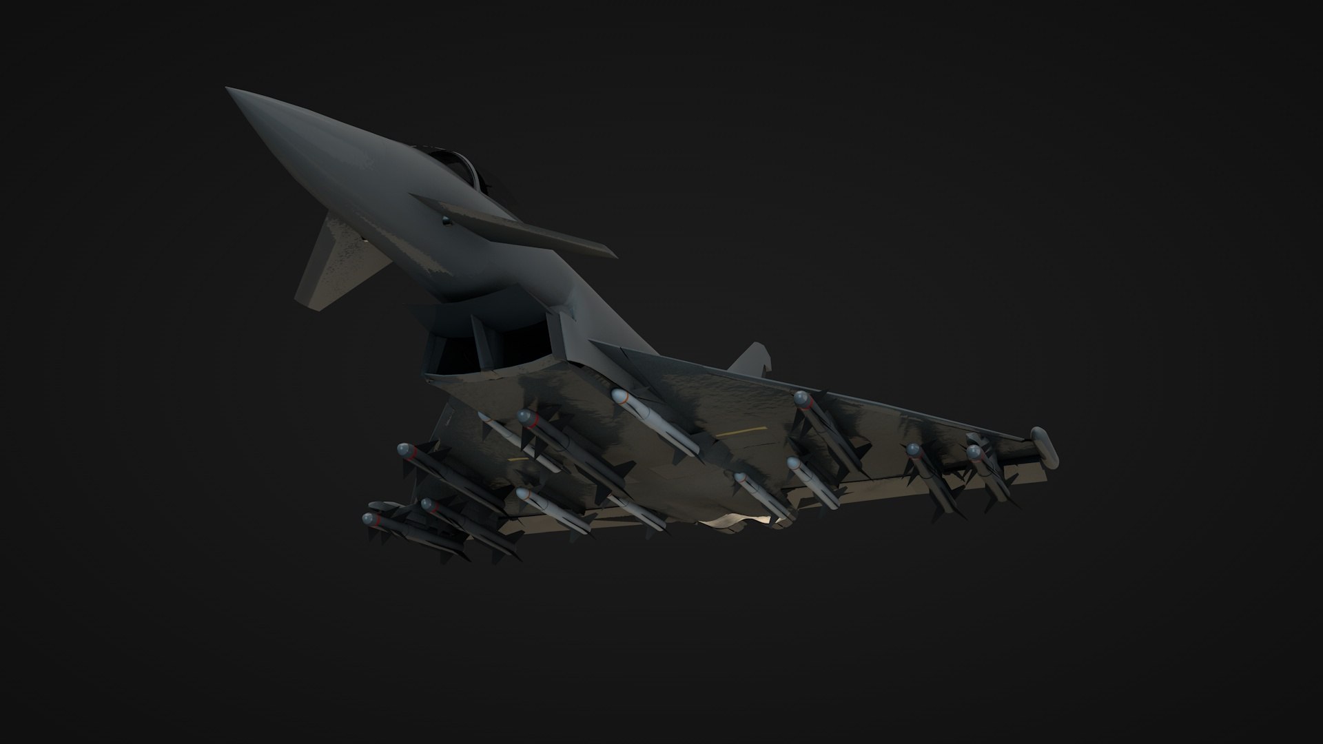 Eurofighter Typhoon 3d C4d