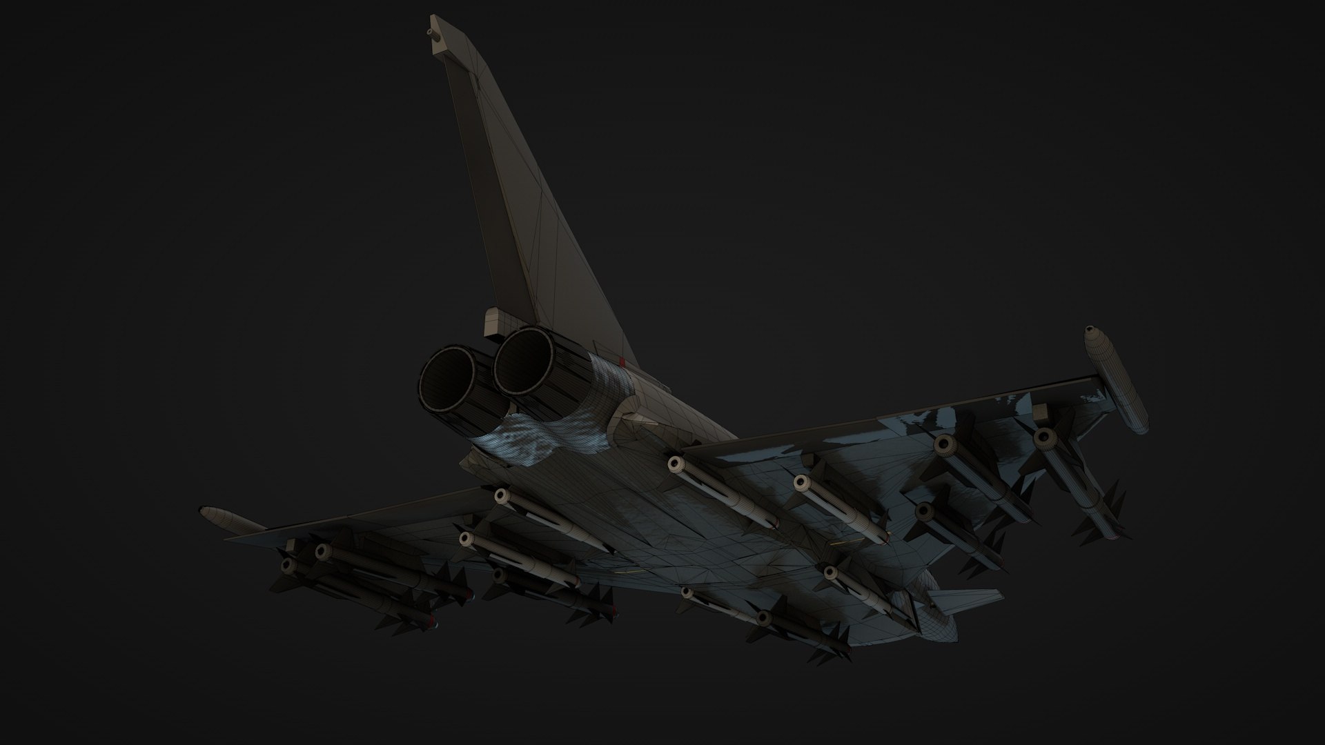 Eurofighter Typhoon 3d C4d
