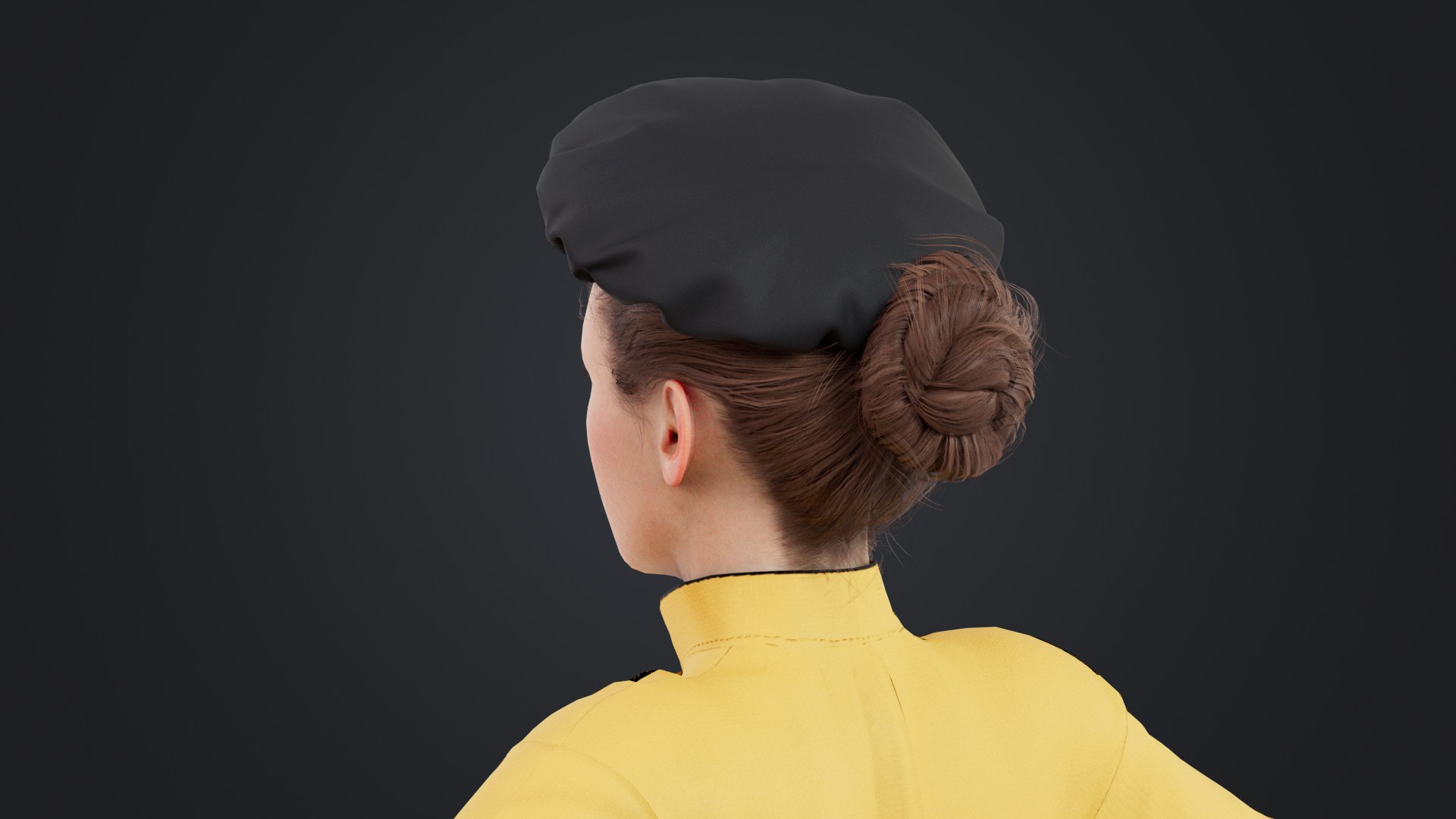 3D Model Female Chef Rigged - TurboSquid 2322820