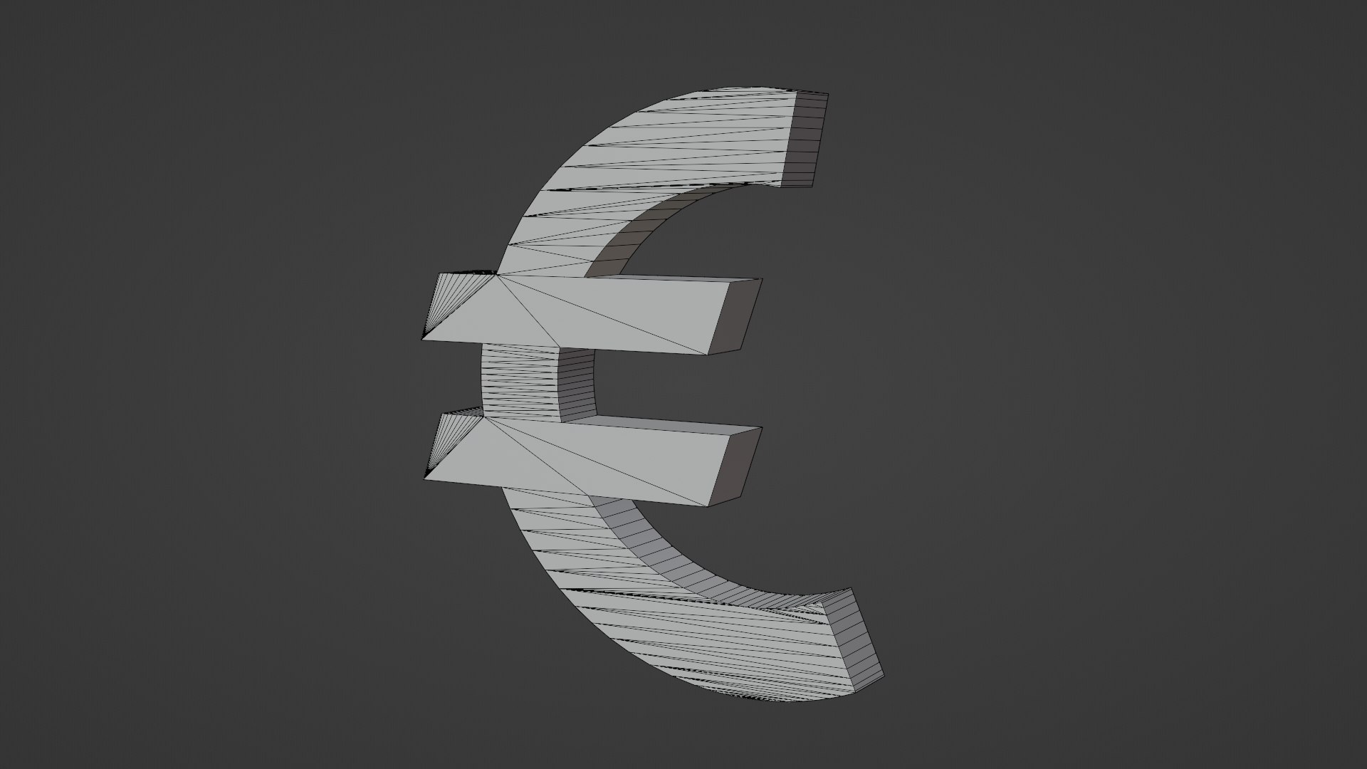 Euro Icon 3D - TurboSquid 2075515