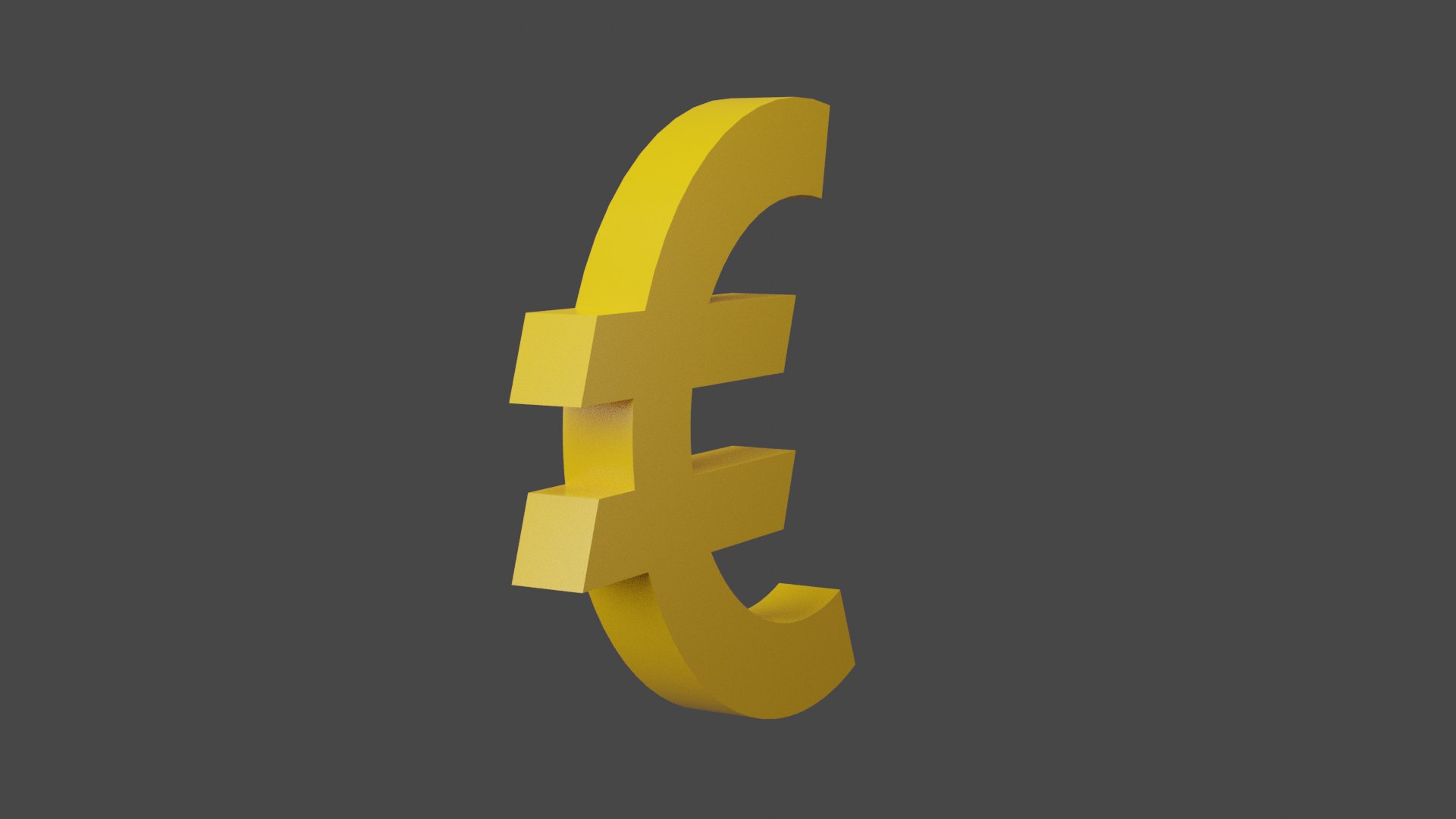 Euro Icon 3D - TurboSquid 2075515