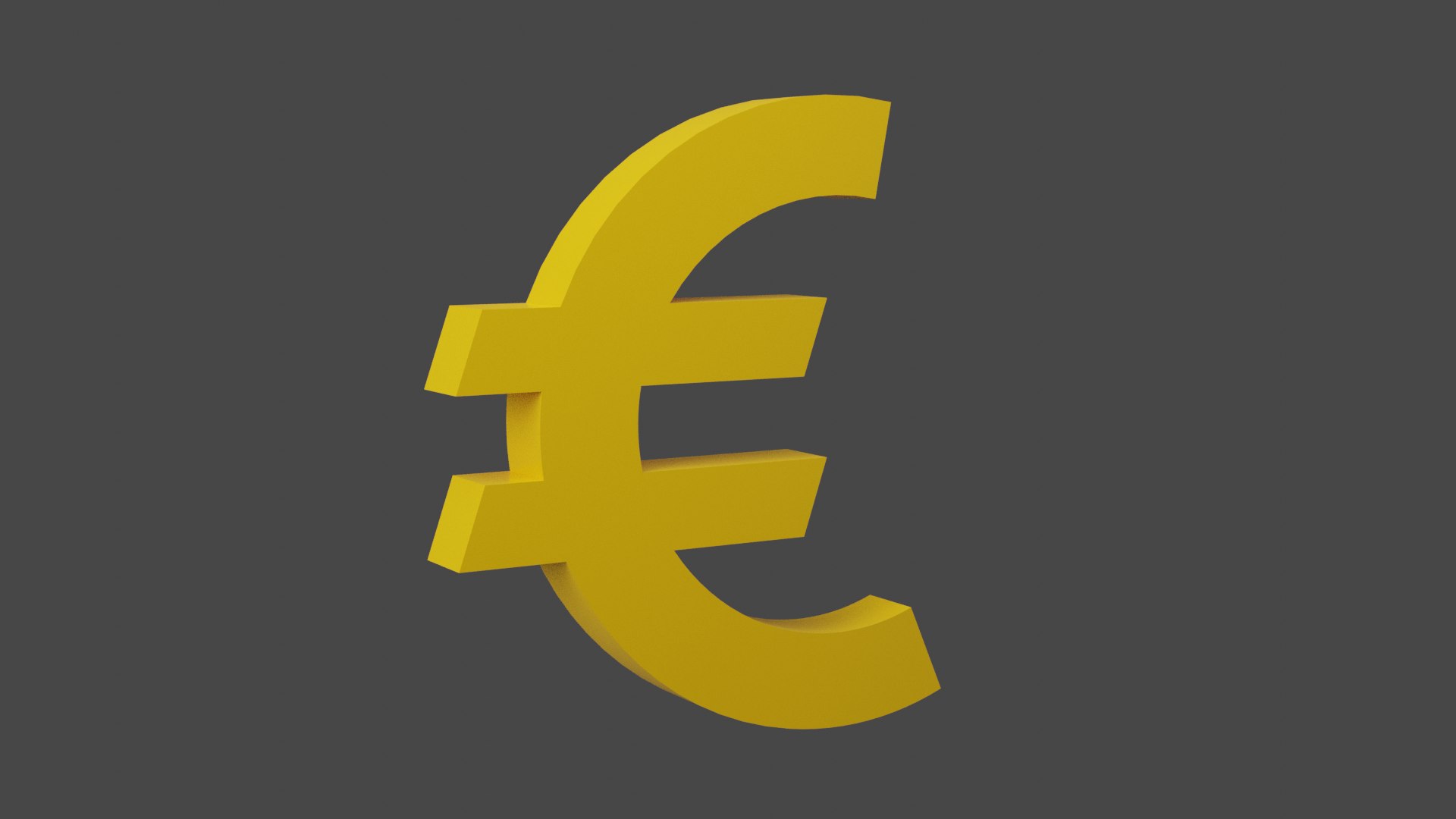 Euro Icon 3D - TurboSquid 2075515