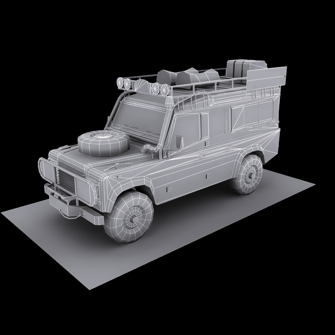 Camel Trophy Defender 3d Fbx