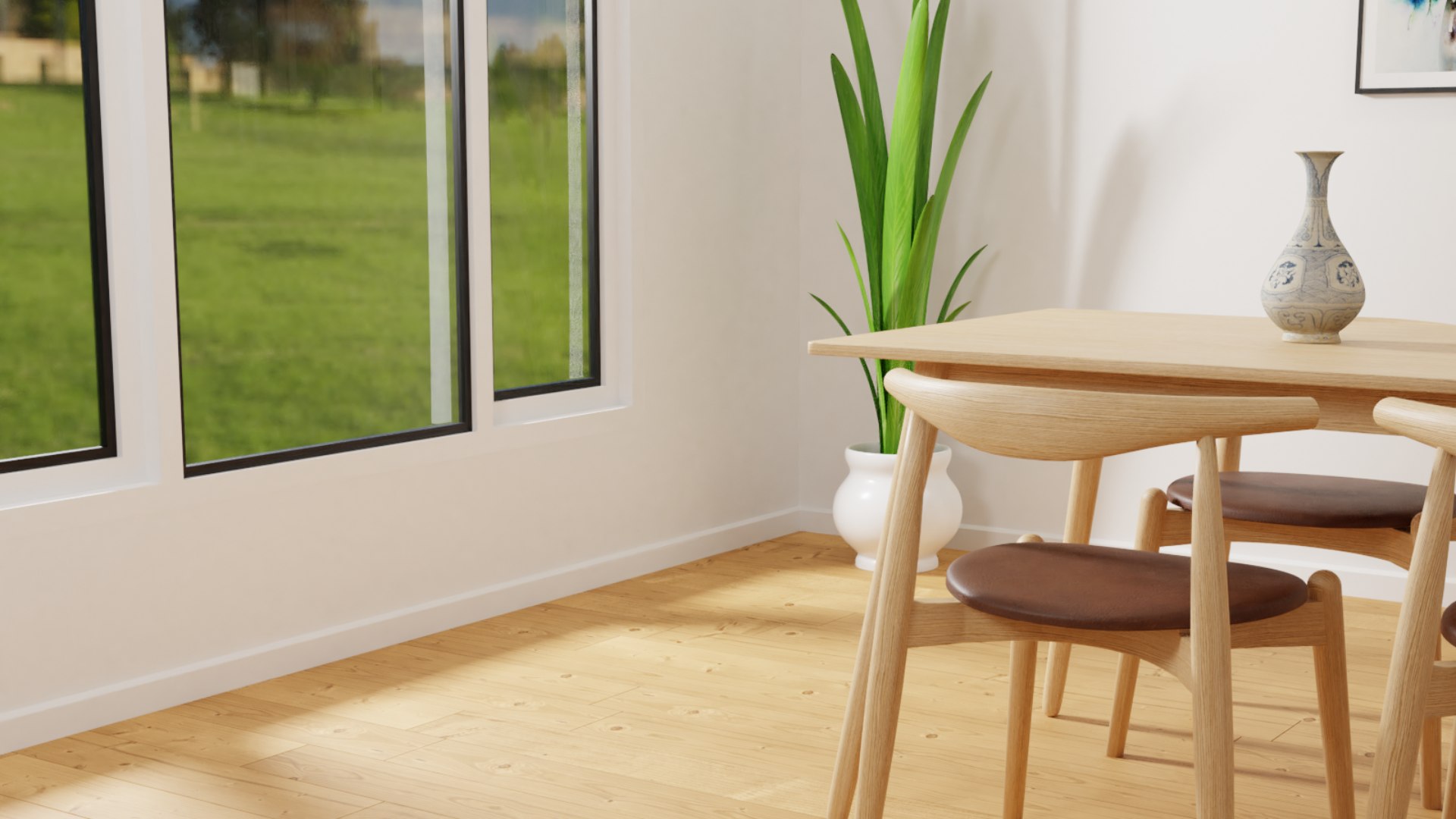 3D Dining Room Interior Model - TurboSquid 1949722