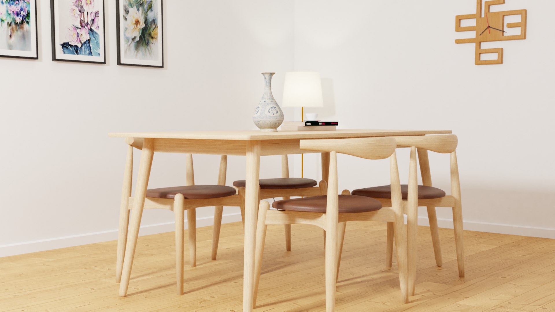 3D Dining Room Interior Model - TurboSquid 1949722