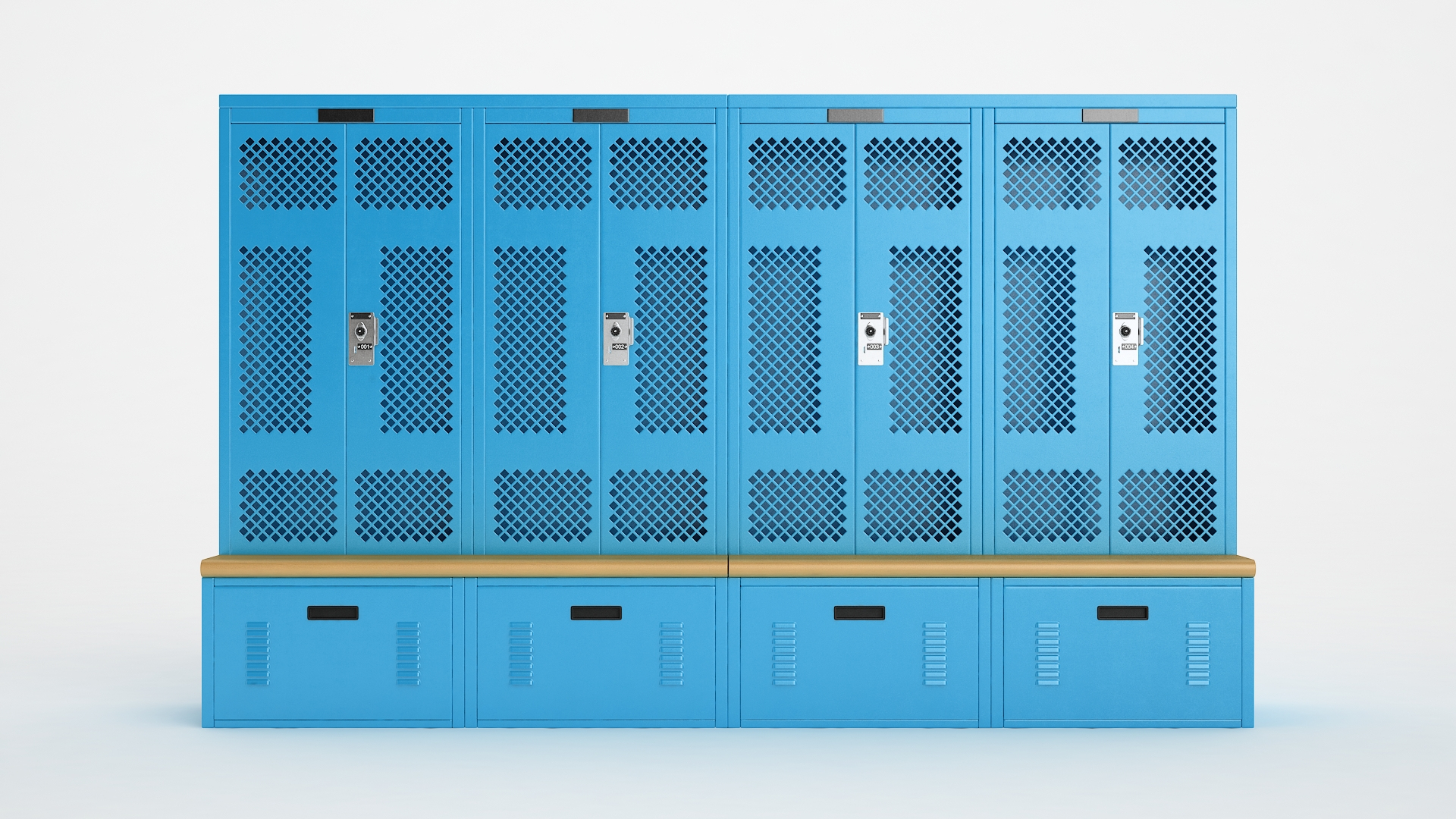 Locker Storage 3D Model - TurboSquid 1462638