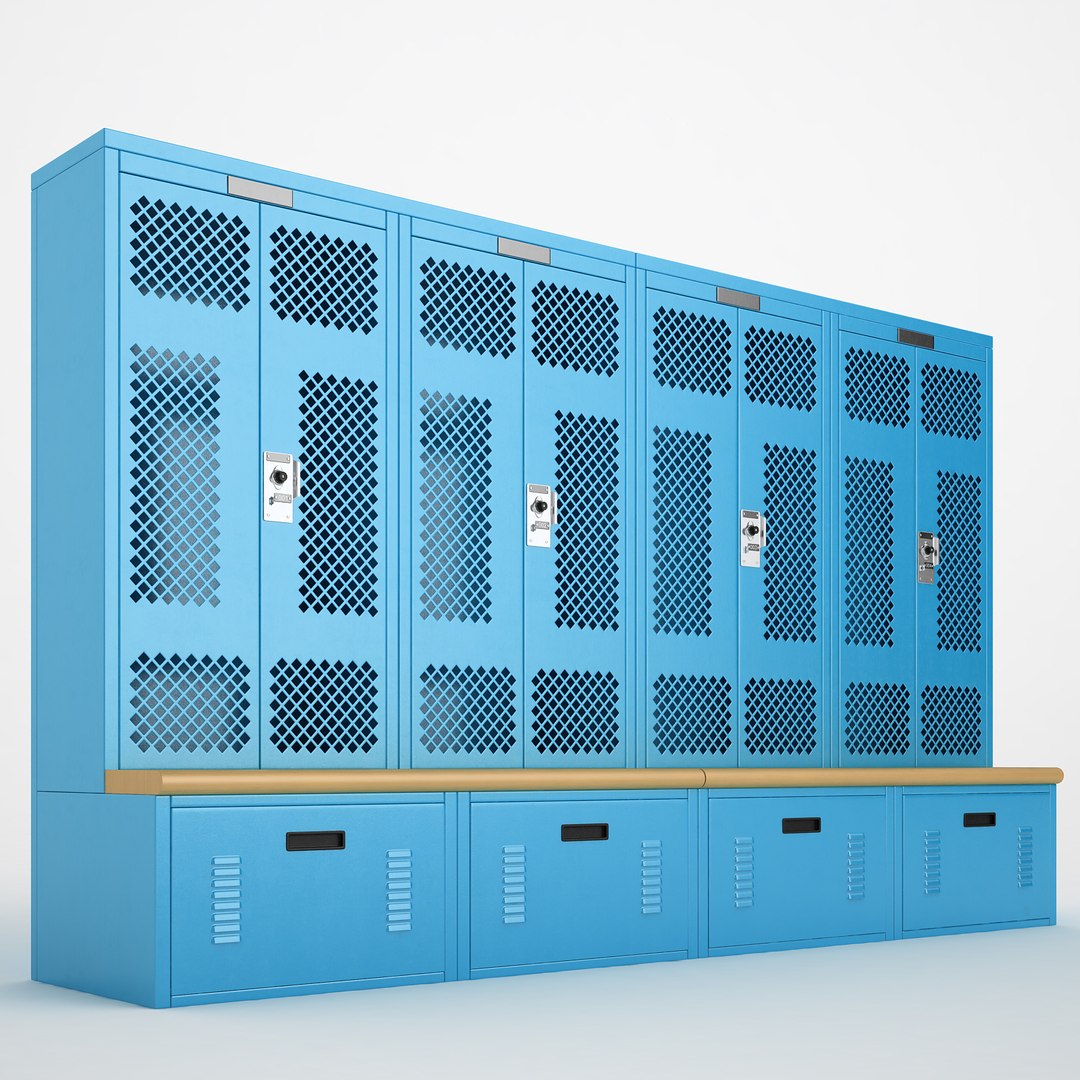 Locker Storage 3D Model - TurboSquid 1462638