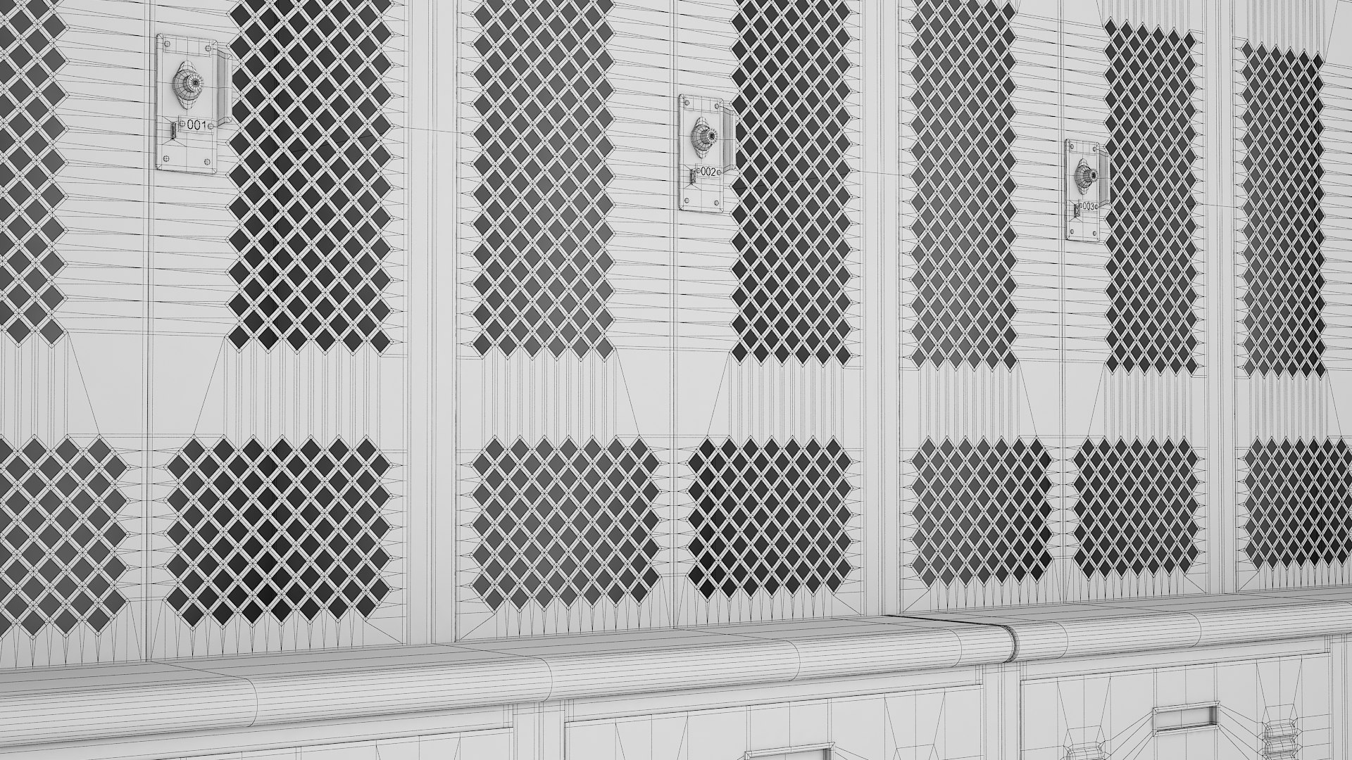 Locker Storage 3D Model - TurboSquid 1462638