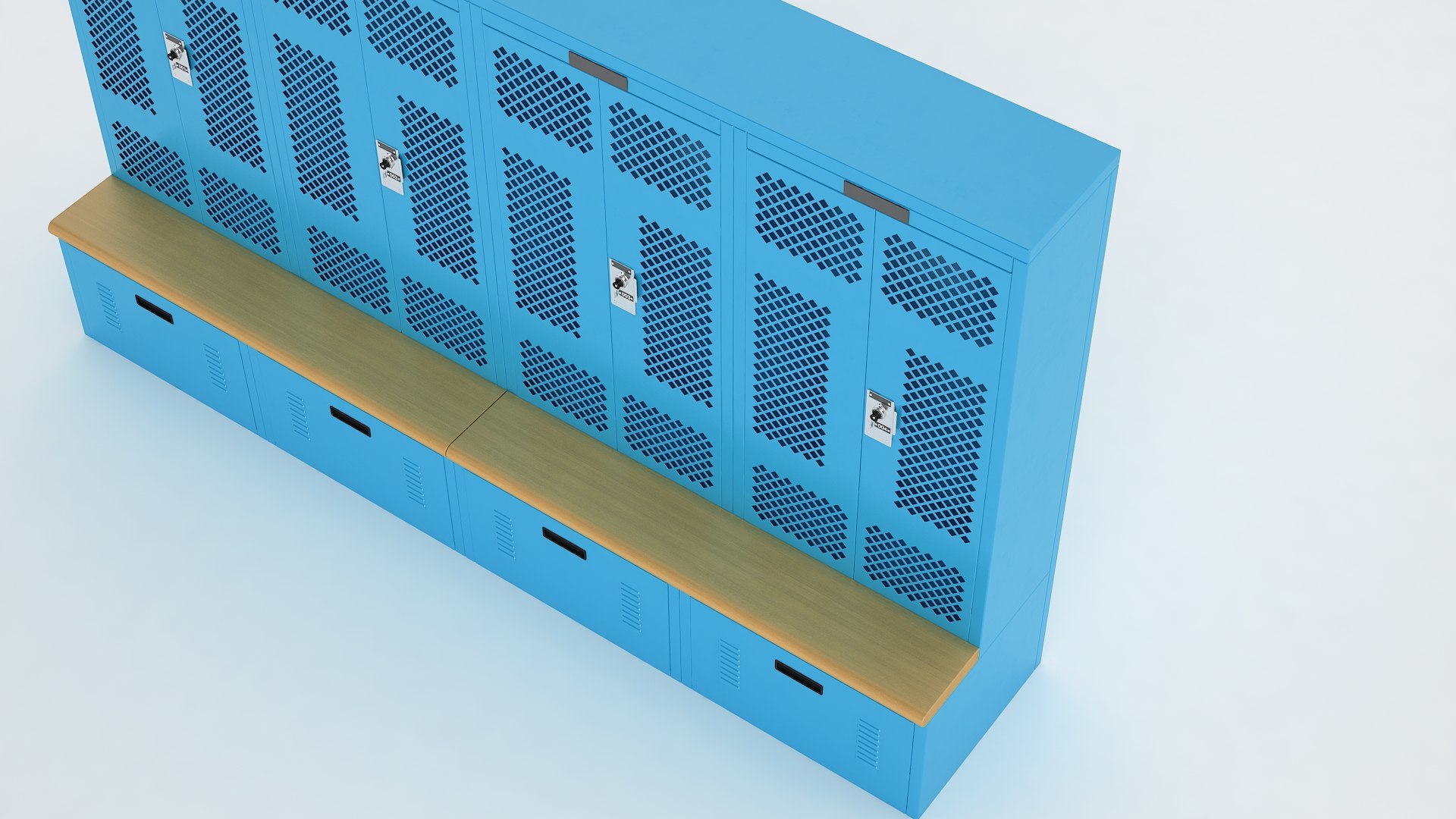 Locker Storage 3D Model - TurboSquid 1462638