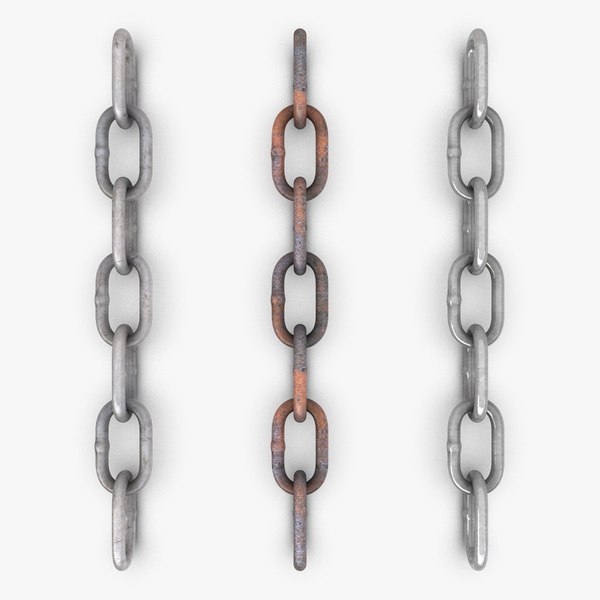 chain 3 colors 3ds