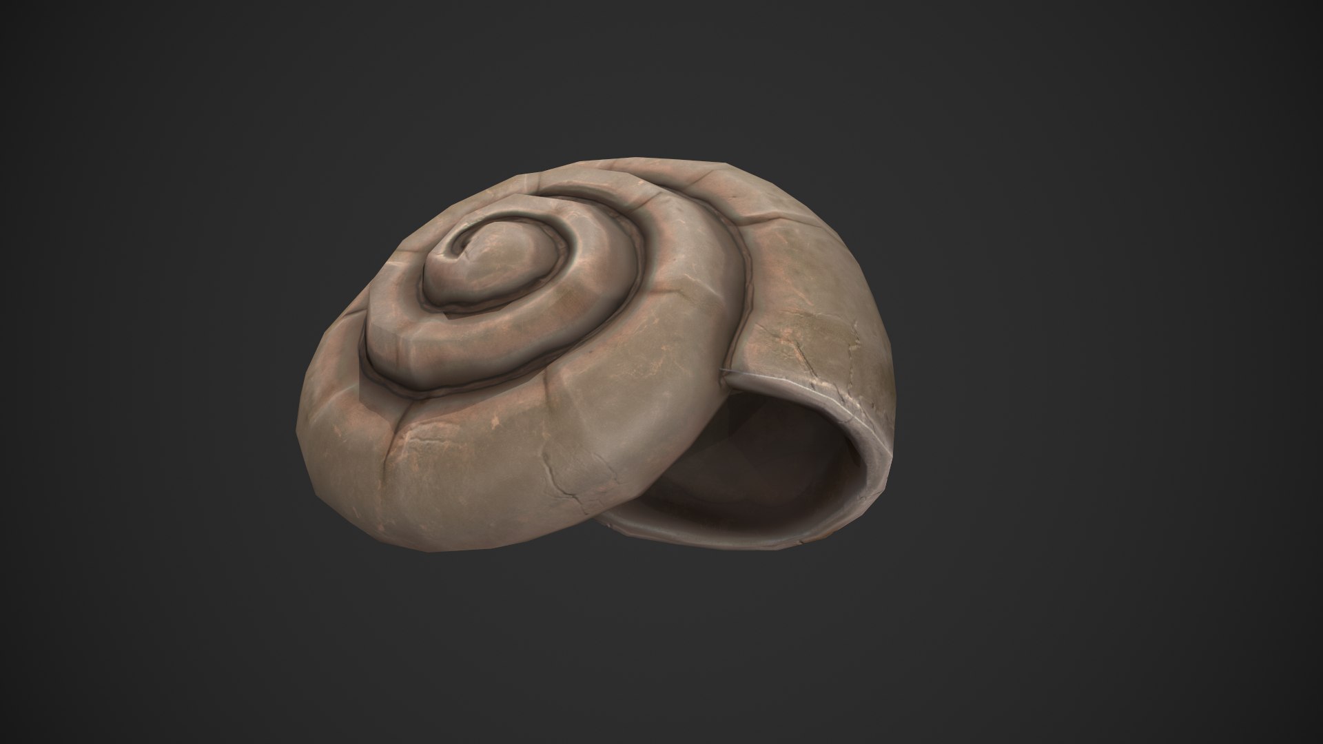 3D Ammonite Sea Shell Model - TurboSquid 1762451