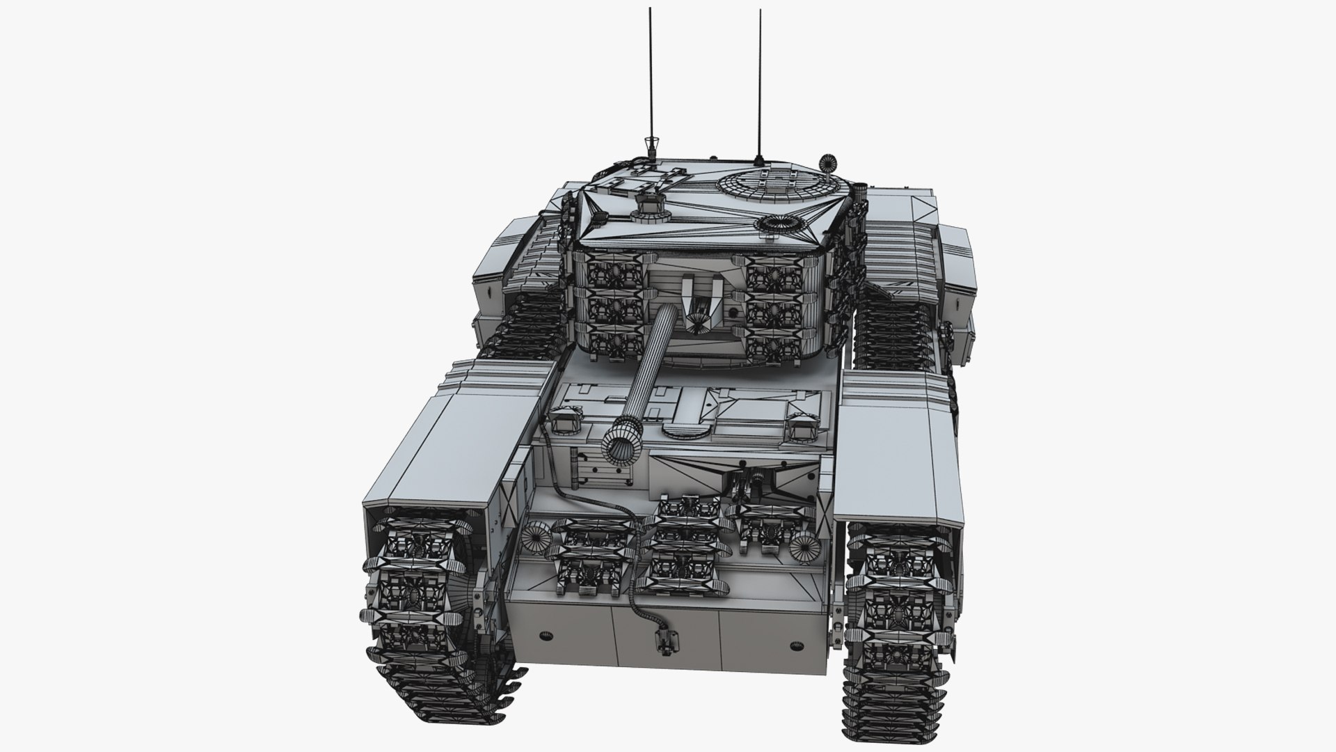 3D Infantry Tank Churchill Mark Iv - TurboSquid 1491866